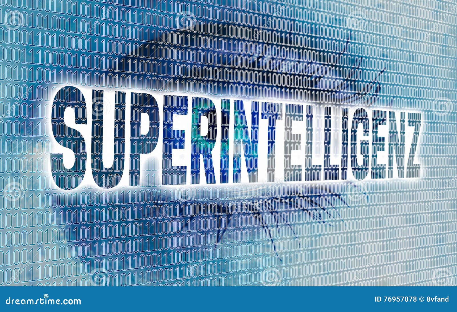 Superintelligenz (in German Super Intelligence Eye) with Matrix Stock ...