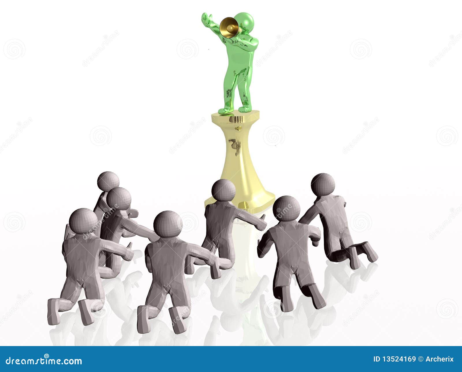 Superior stock illustration. Illustration of leadership - 13524169