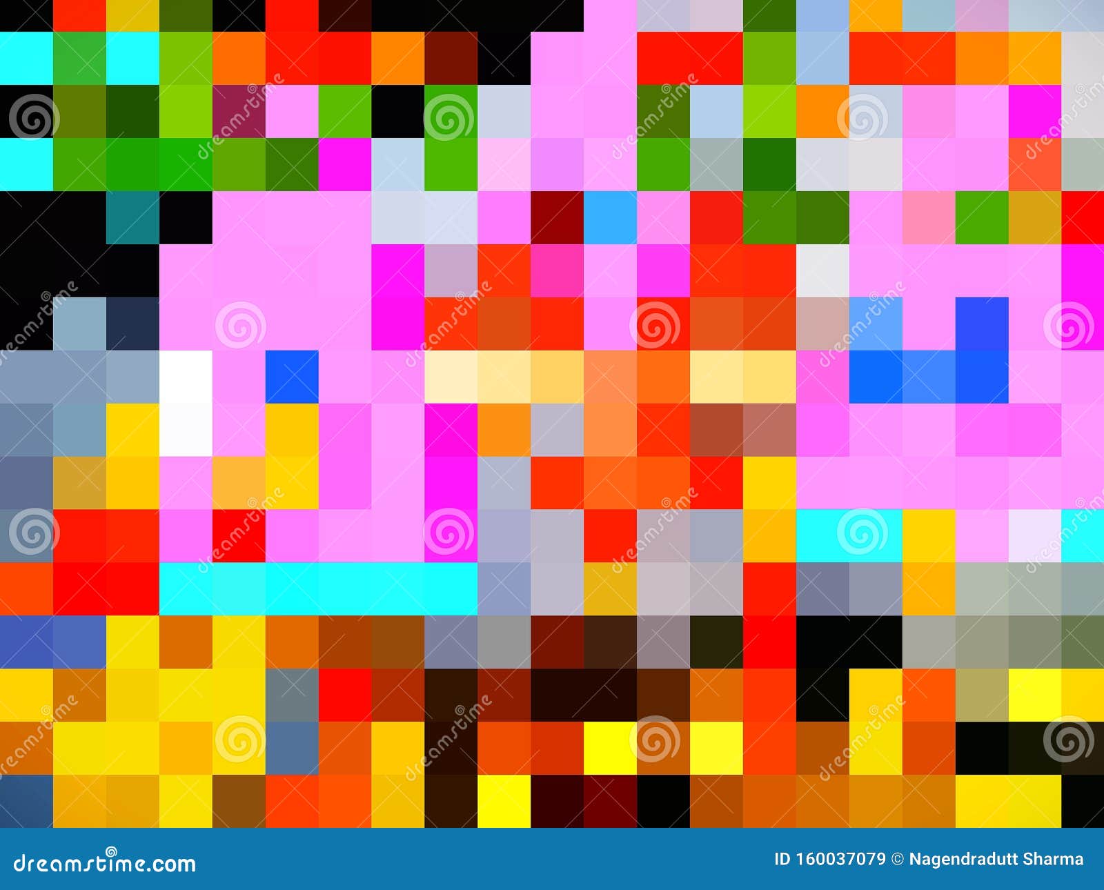 A Superior Pretty Multi-color Pattern of Geometric Shapes Stock ...