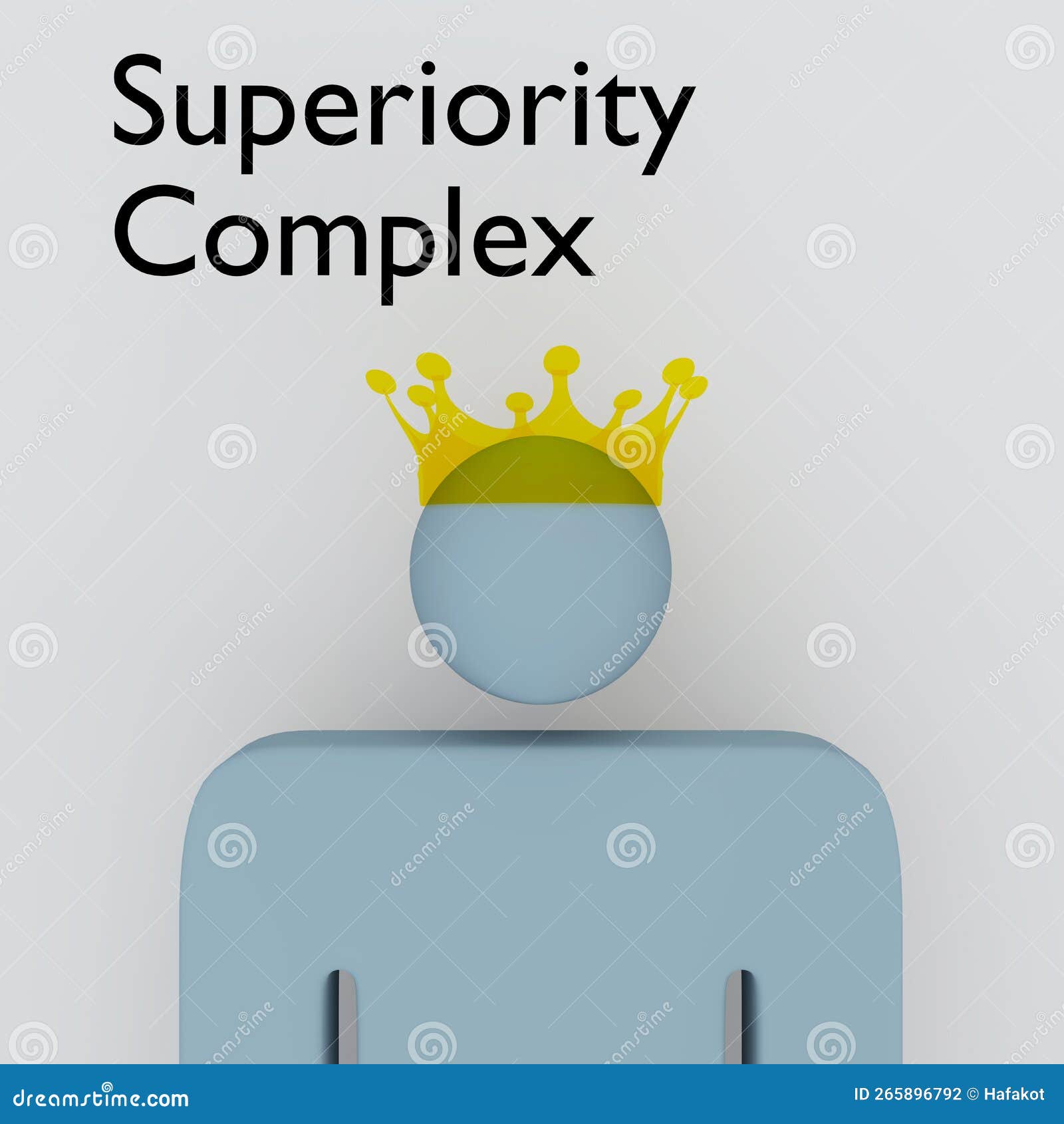 Superiority Complex Concept Stock Illustration - Illustration of luxury ...