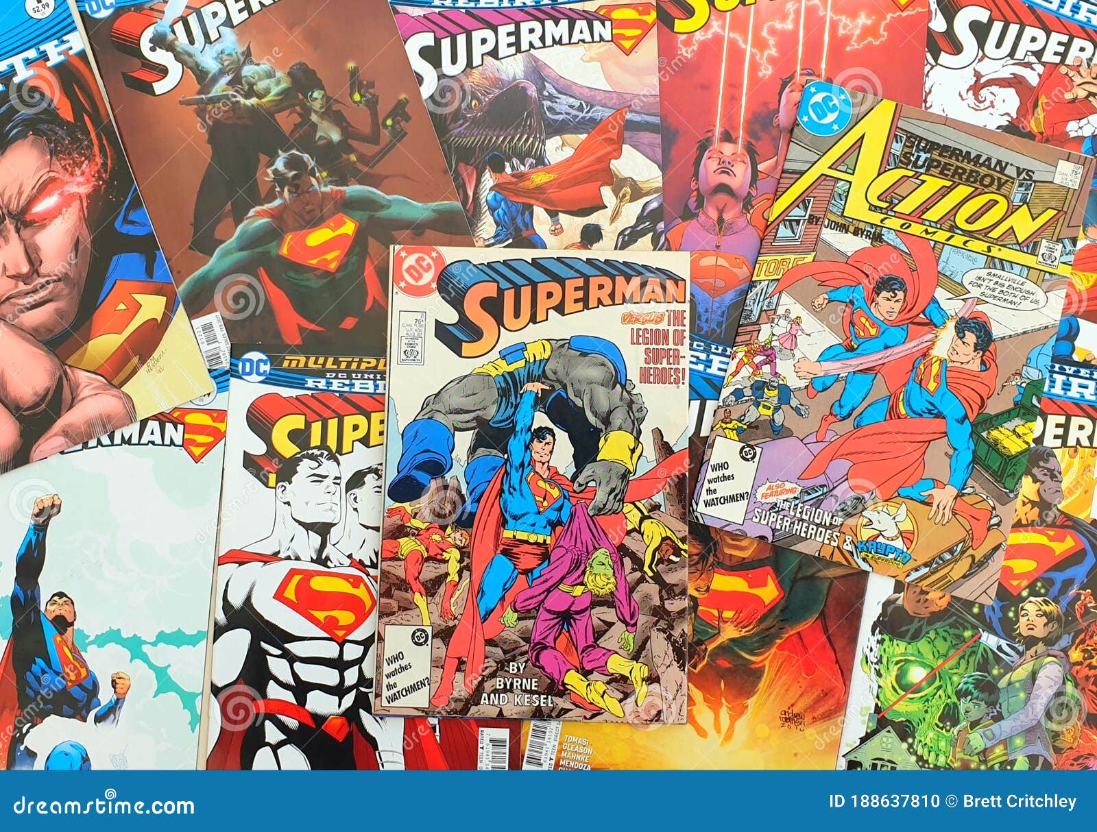 Superman DC Comics Justice League Heroe Editorial Image | CartoonDealer ...