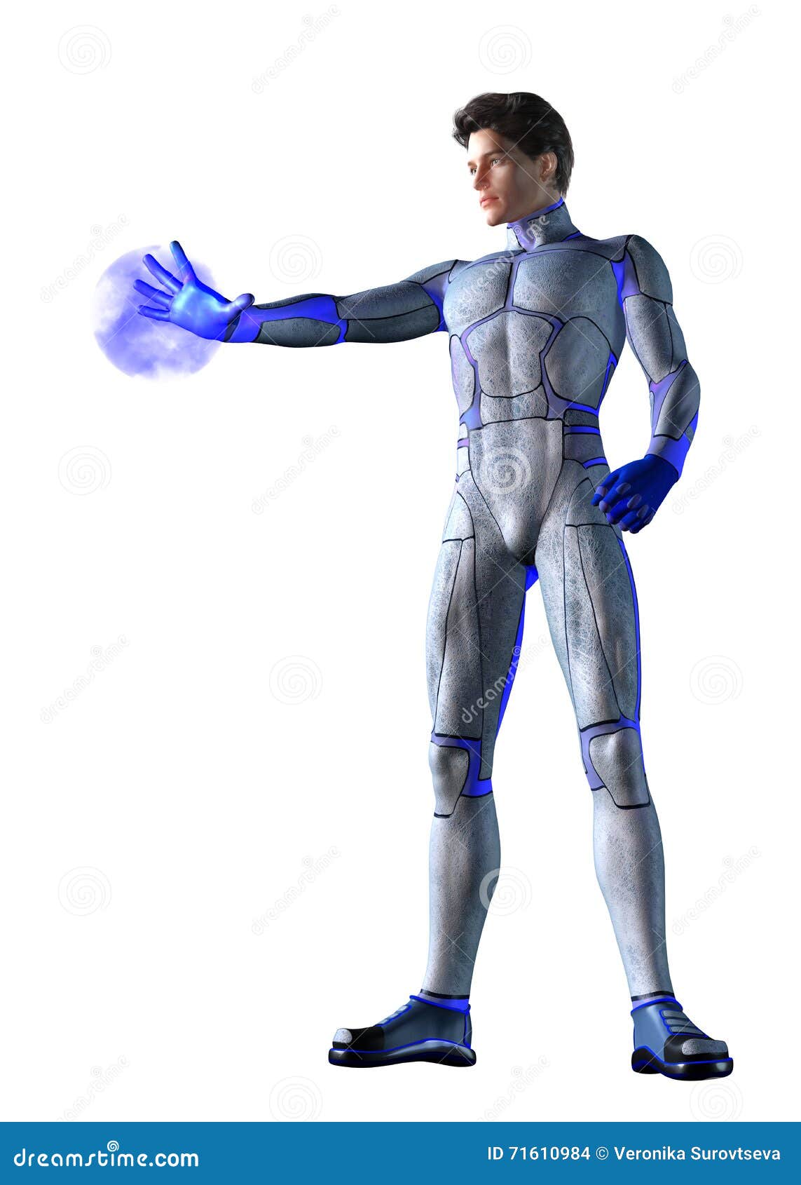 Superman magic stock illustration. Illustration of character - 71610984