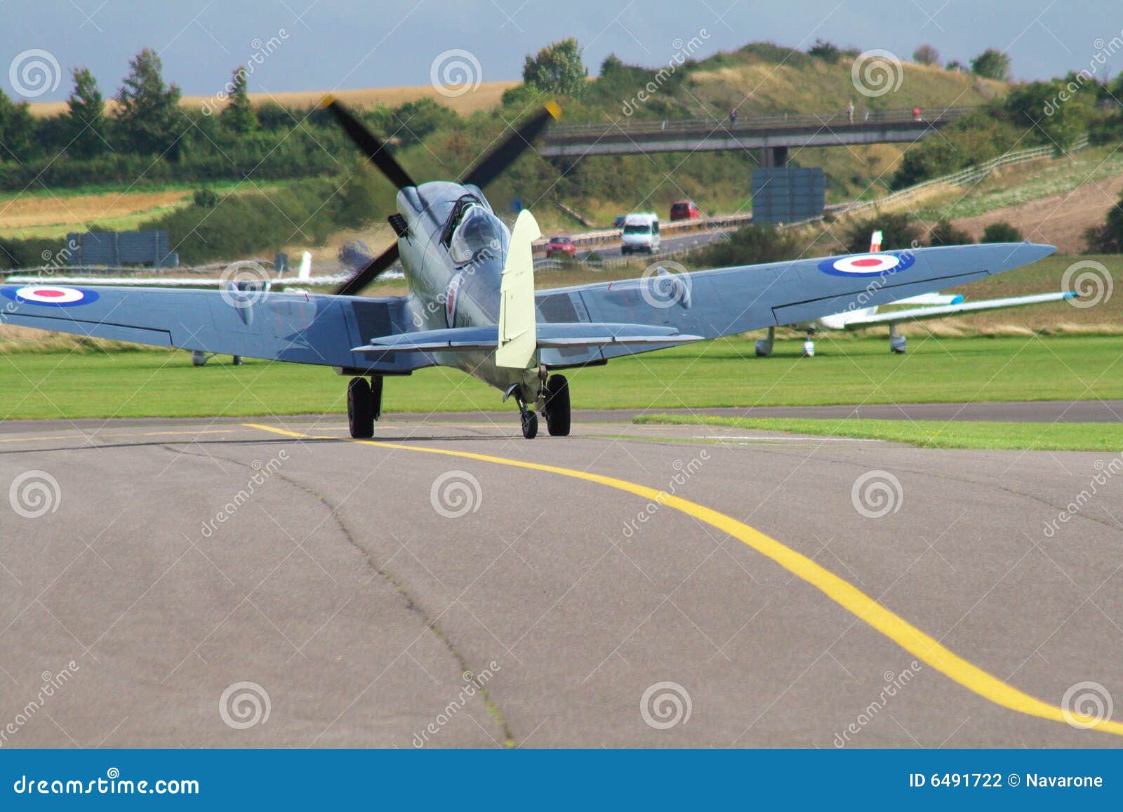 Supermarine Seafire Aircraft Stock Photo - Image of historical, taxis ...