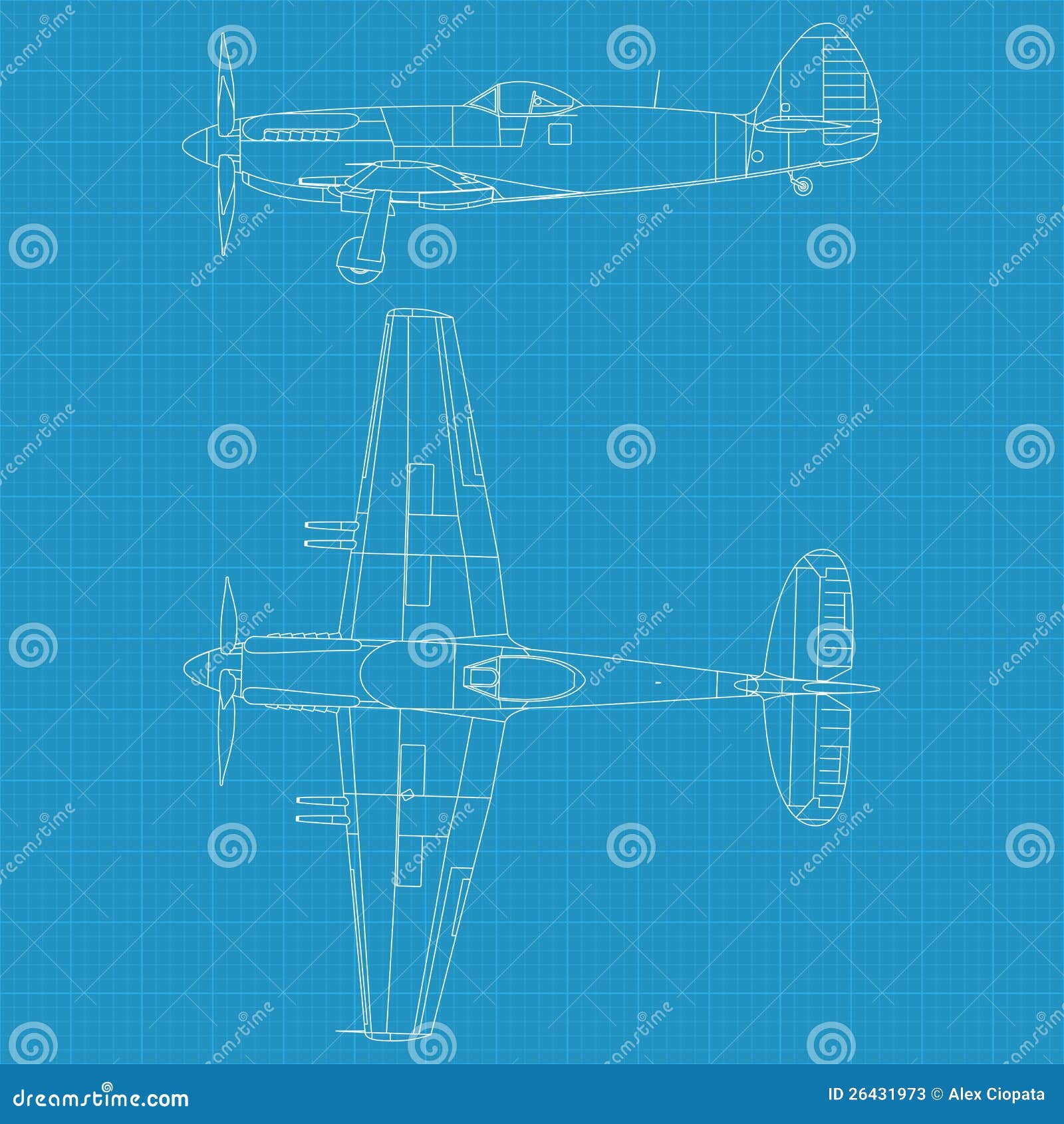 Supermarine Spiteful stock vector. Illustration of aircraft - 26431973