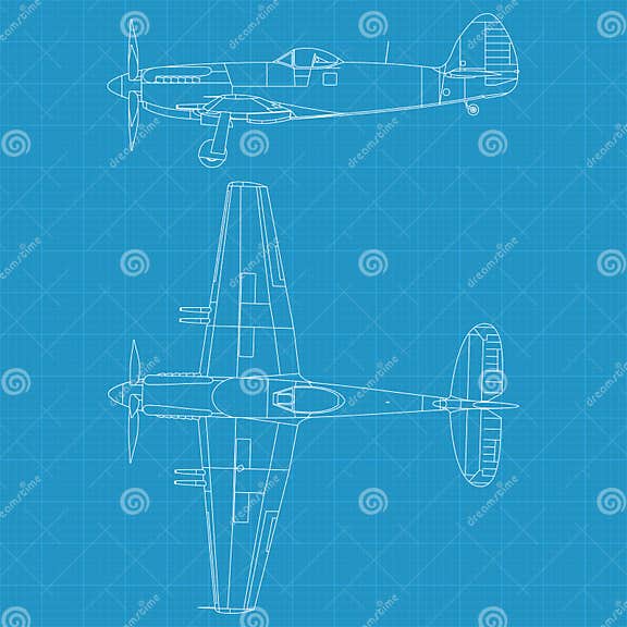 Supermarine Spiteful stock vector. Illustration of aircraft - 26431973