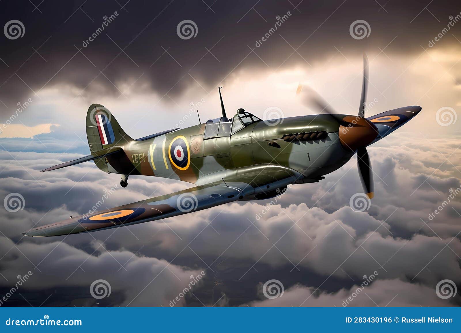 Supermarine Spitfire - United Kingdom (Generative AI) Stock ...