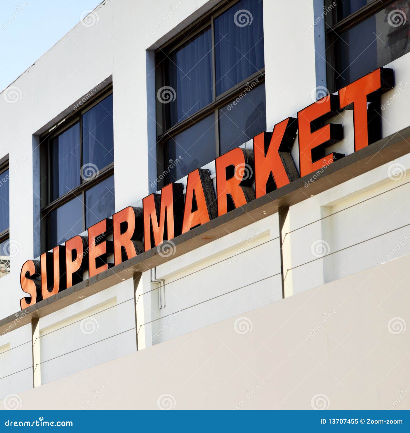 Supermarket stock image. Image of carry, everyday, outside - 13707455