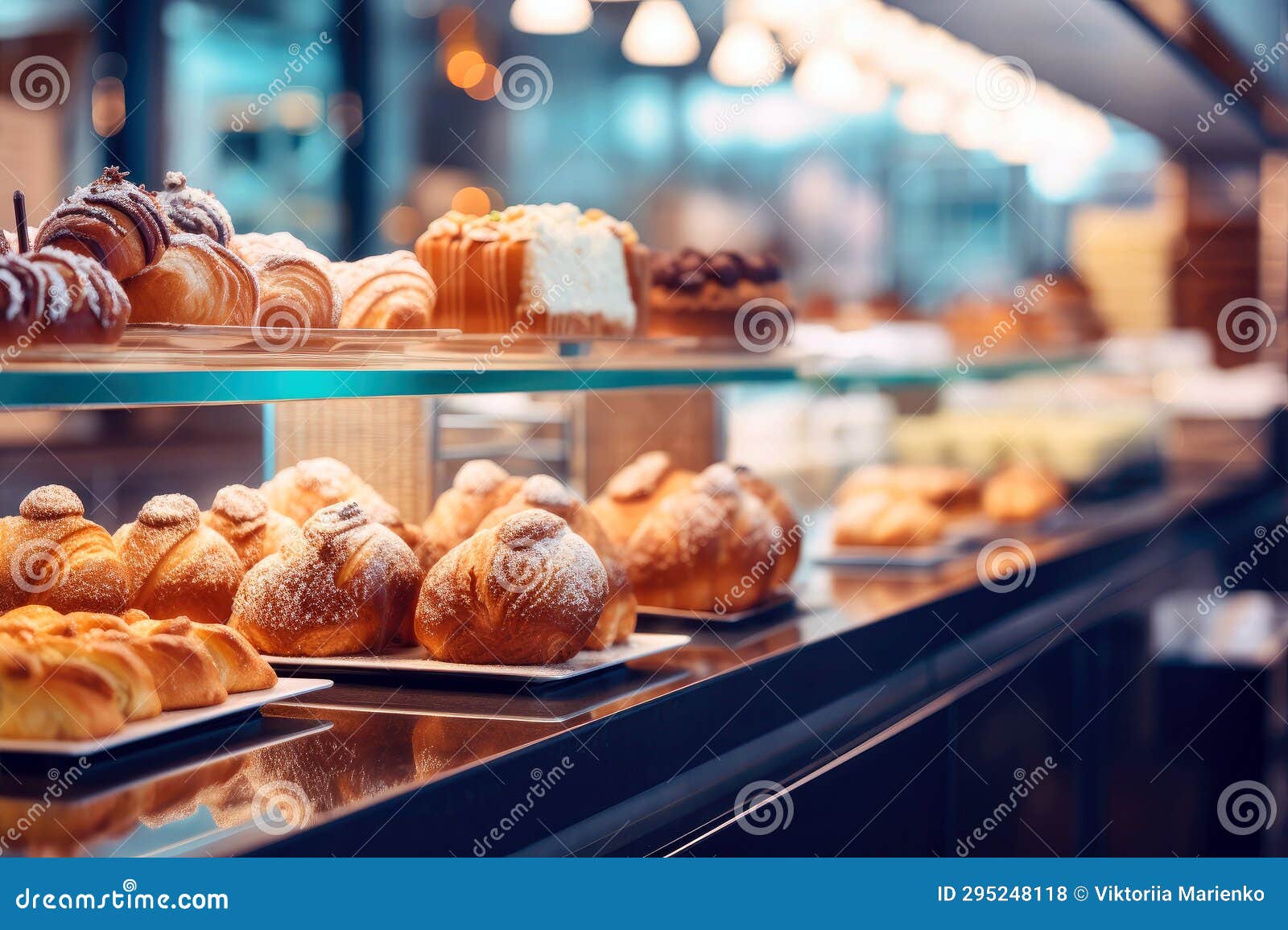 Bakery Shelf. Baking Showcases Icon. Bread On The , Flat Style. And ...