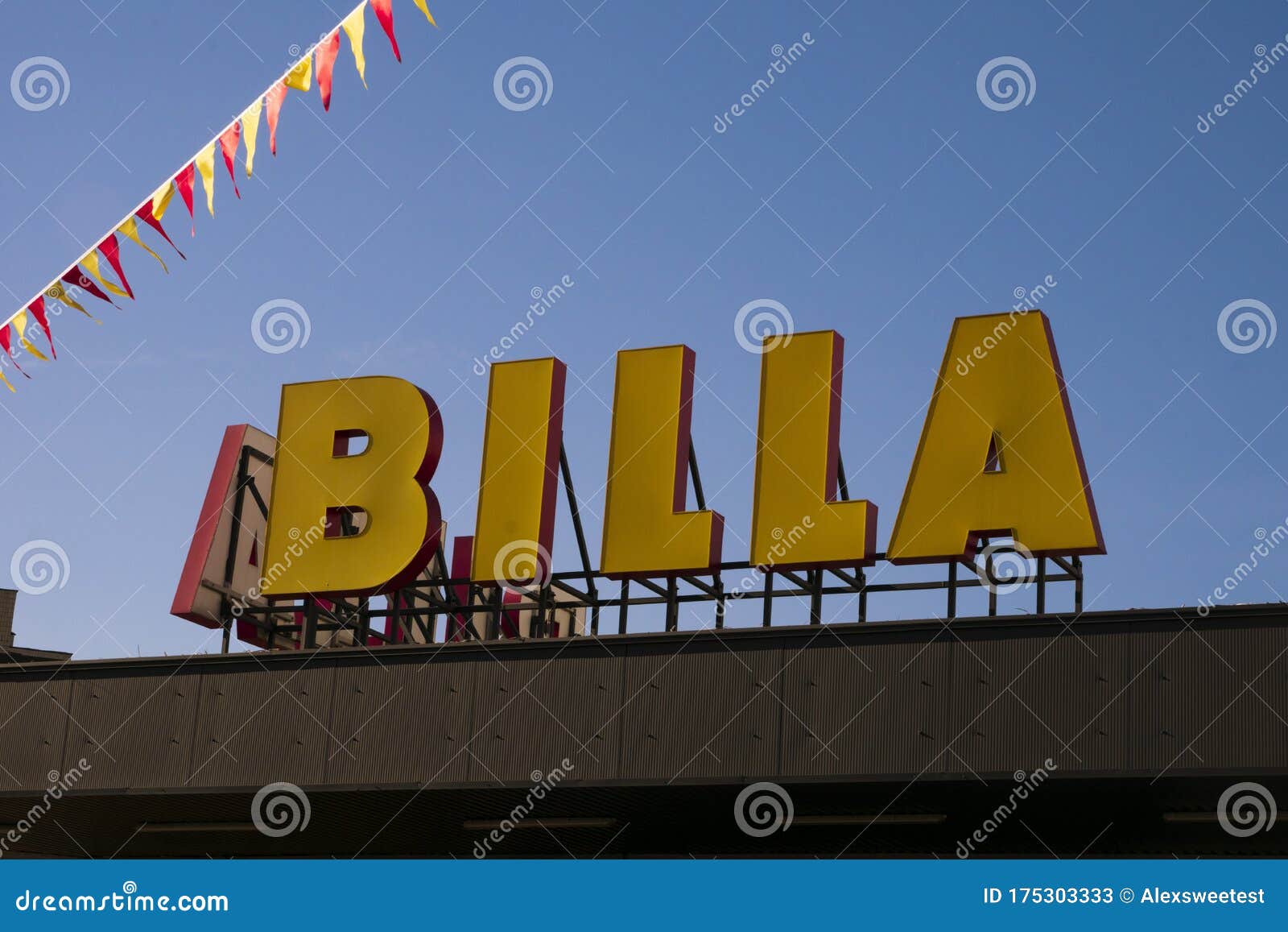 Supermarket Billa editorial stock photo. Image of chain - 175303333
