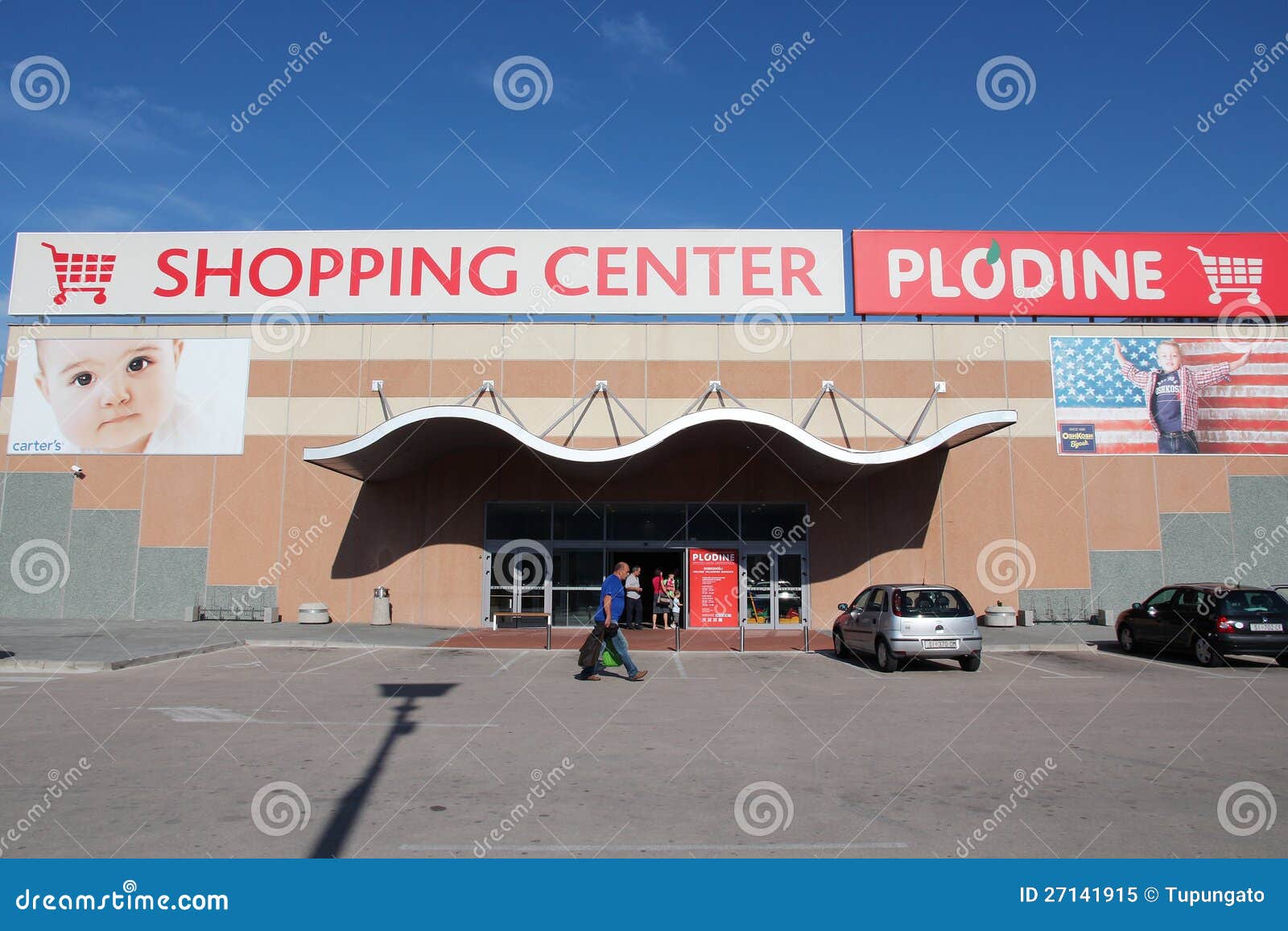 Supermarket in Croatia editorial image. Image of exterior - 27141915