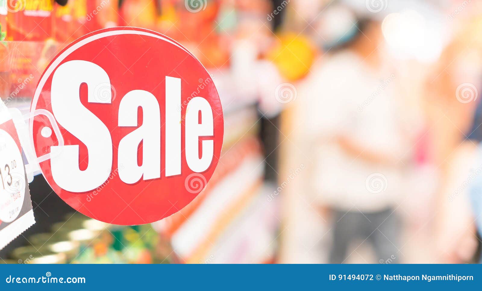 Supermarket discount sign stock photo. Image of shop - 91494072
