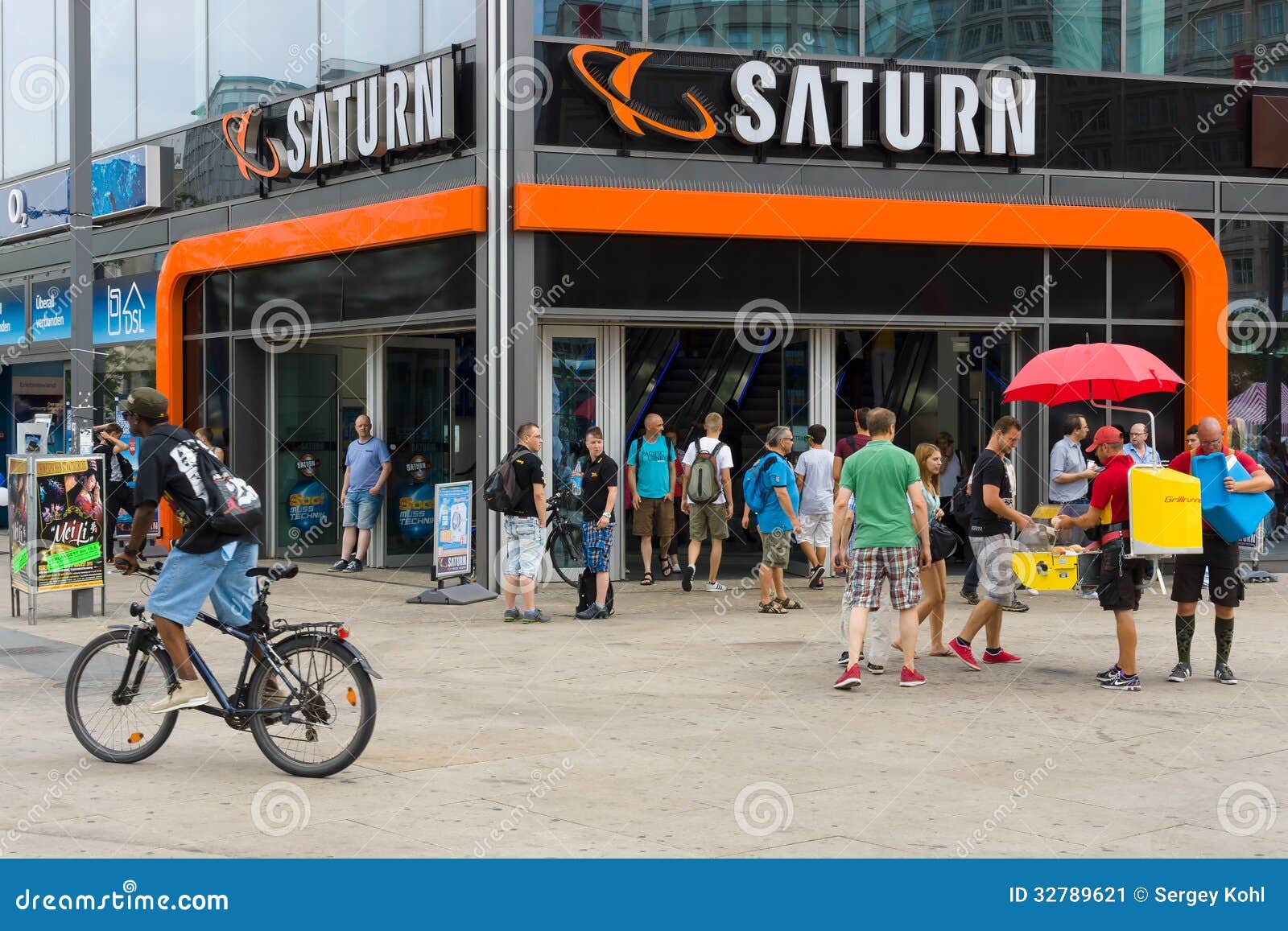 A Supermarket of Electronics Saturn on Alexanderplatz Editorial Photo ...