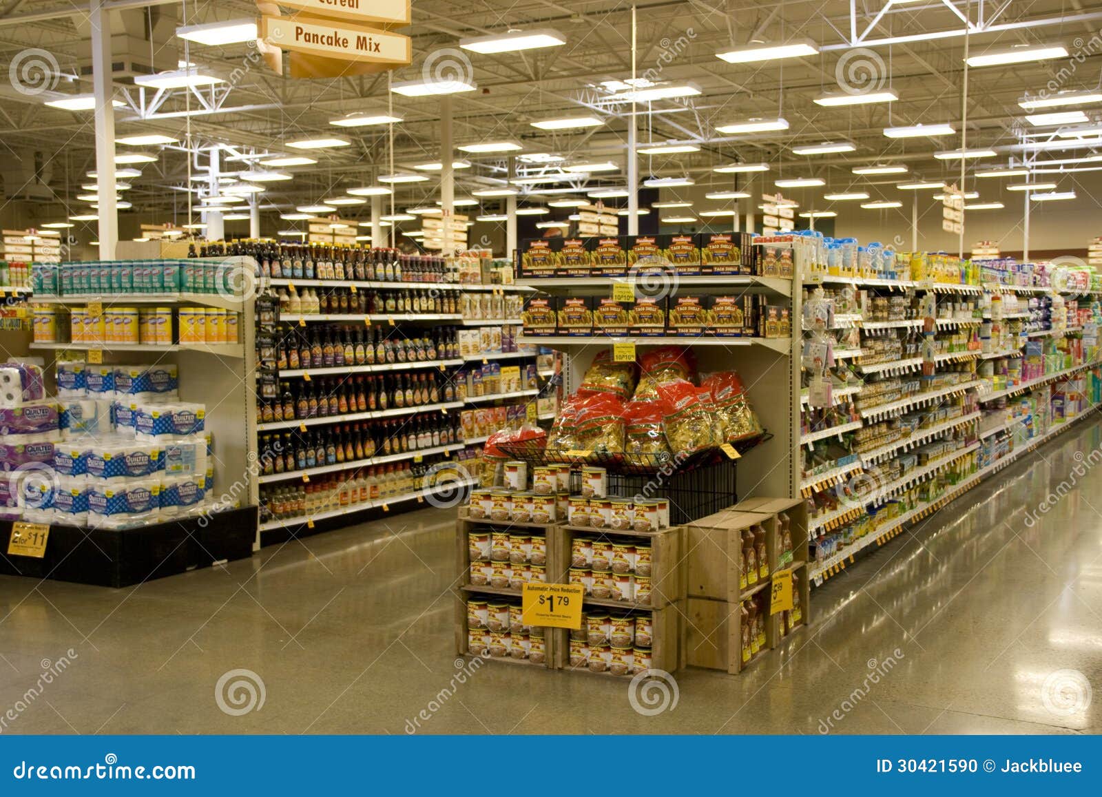 Supermarket grocery store editorial image. Image of indoors - 30421590