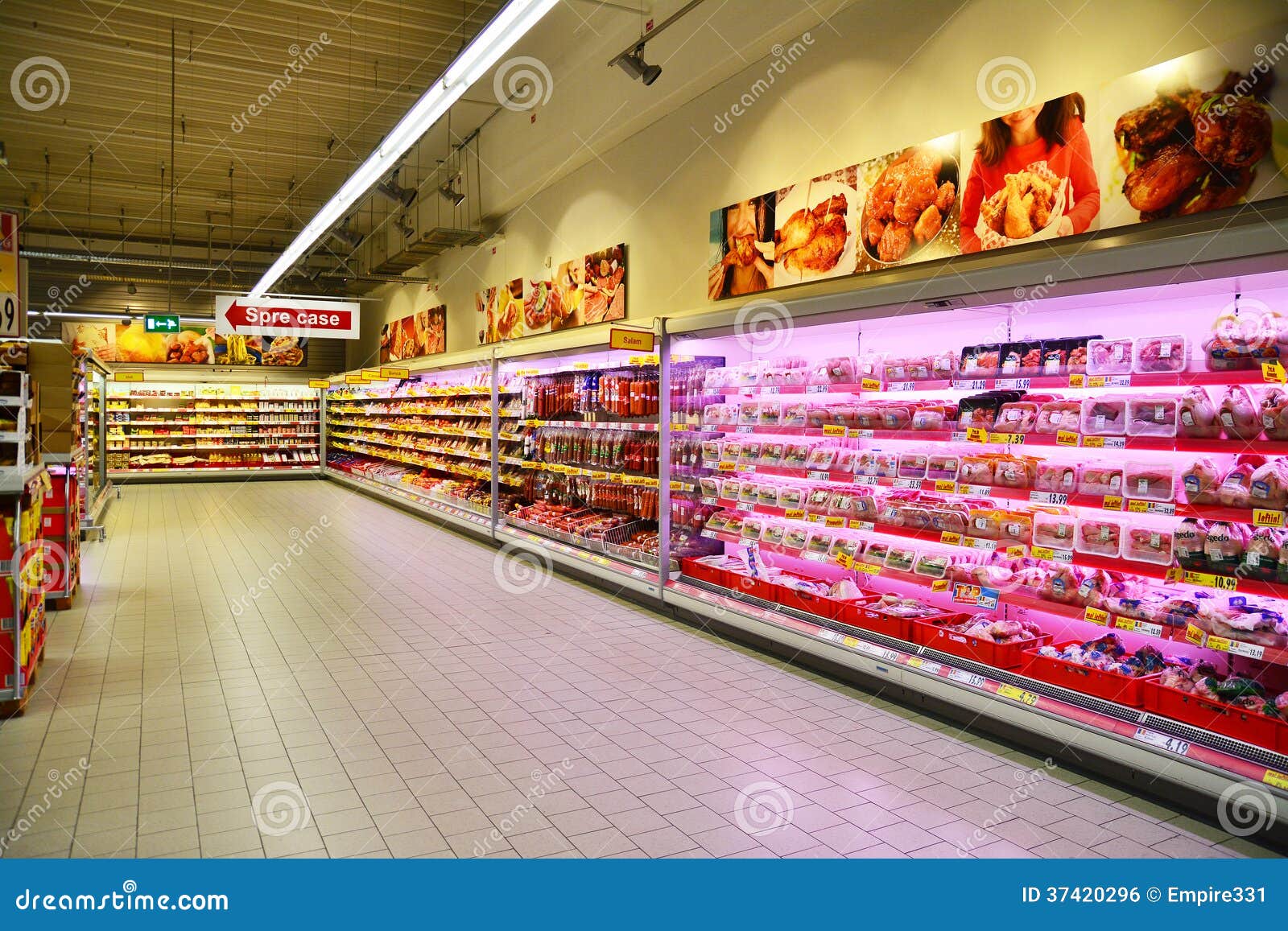 Supermarket editorial photo. Image of market, meat, consumerism - 37420296