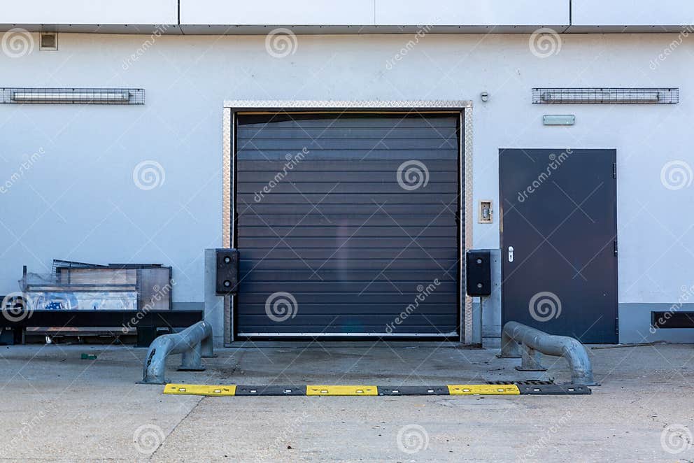 A Supermarket Loading Bay for Unloading Goods Stock Image - Image of ...