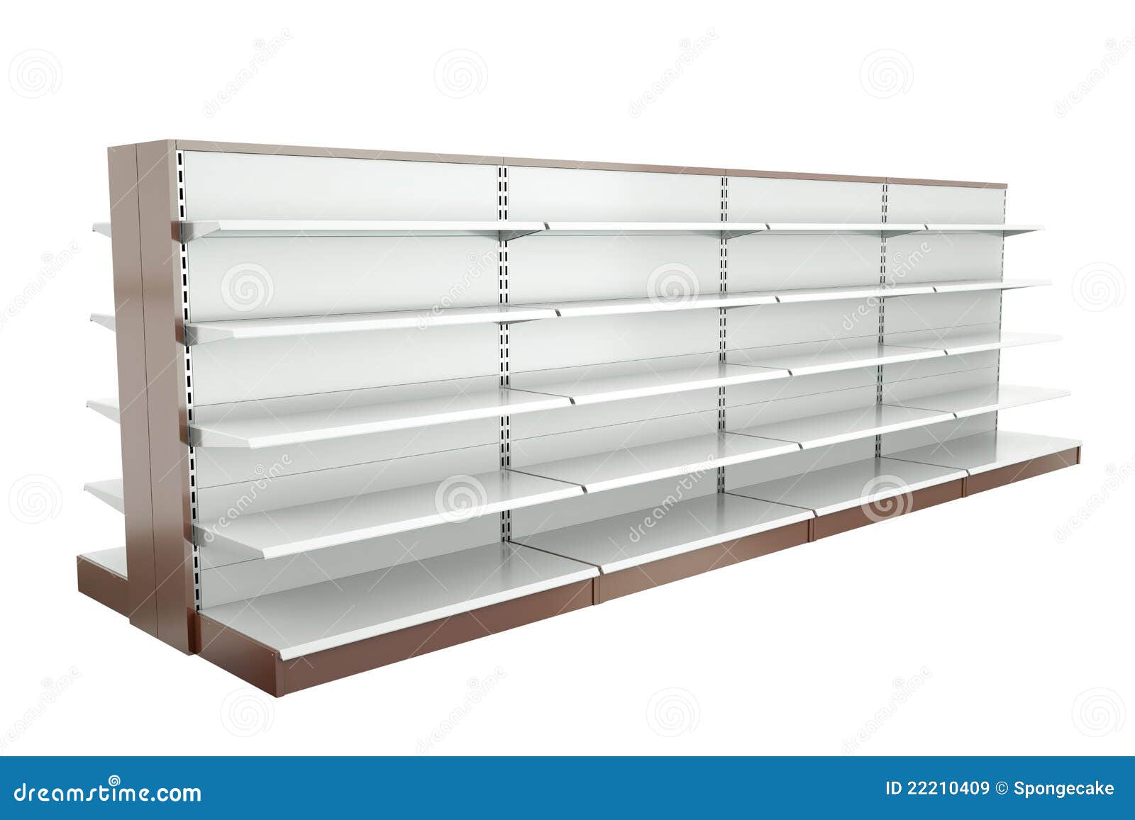 Supermarket Shelves Drawing