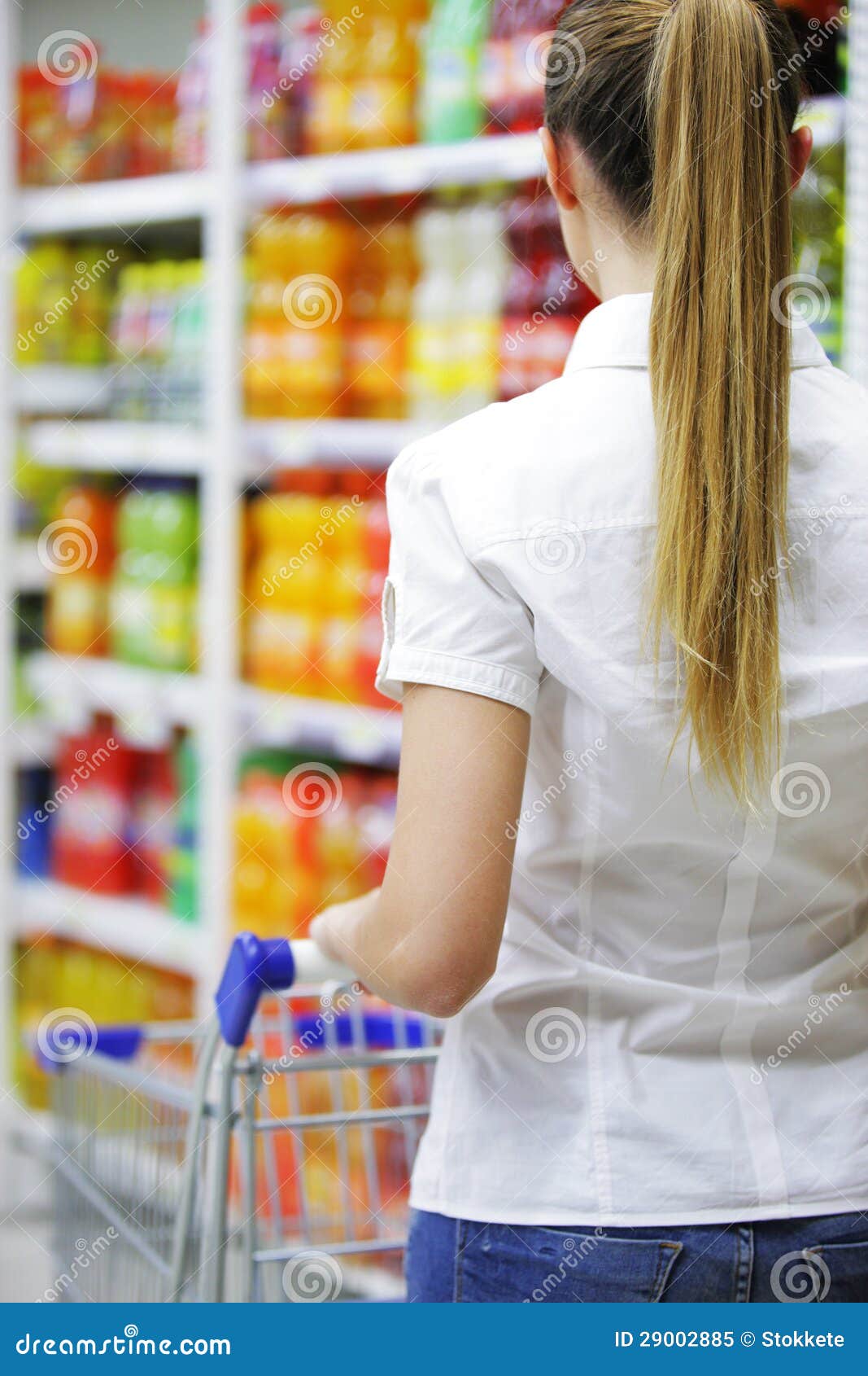 Supermarket Shopper stock image. Image of closeup, holding - 29002885