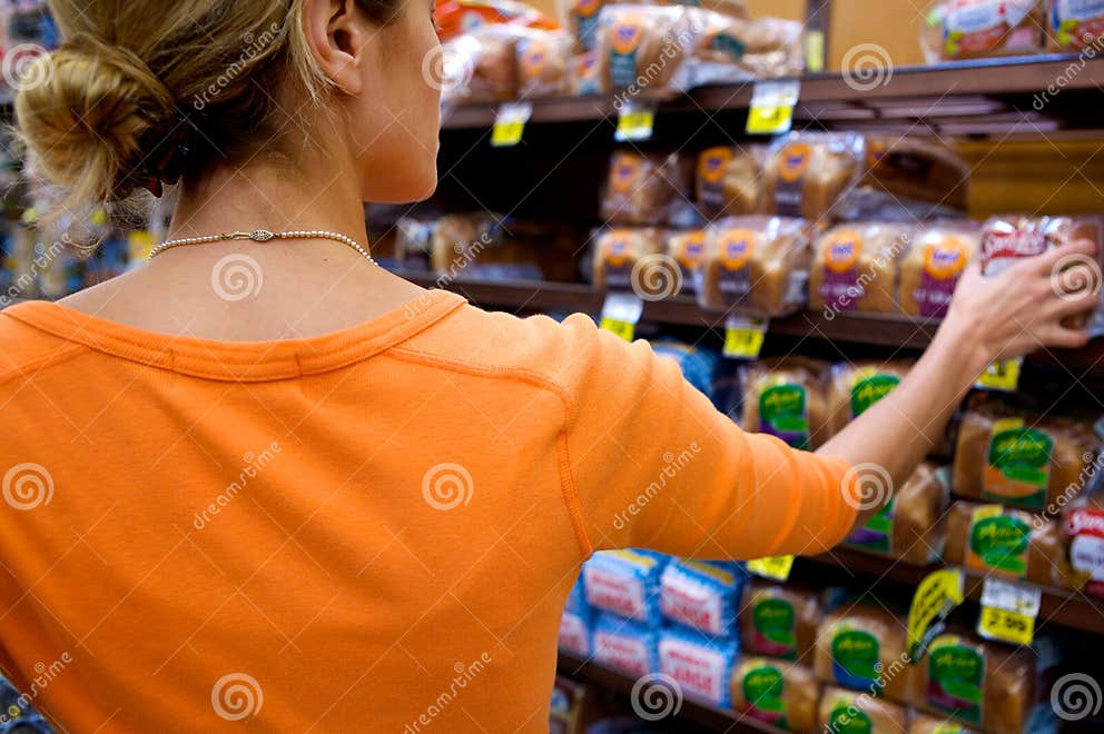 Supermarket Shopper stock image. Image of lifestyle, food - 9674169