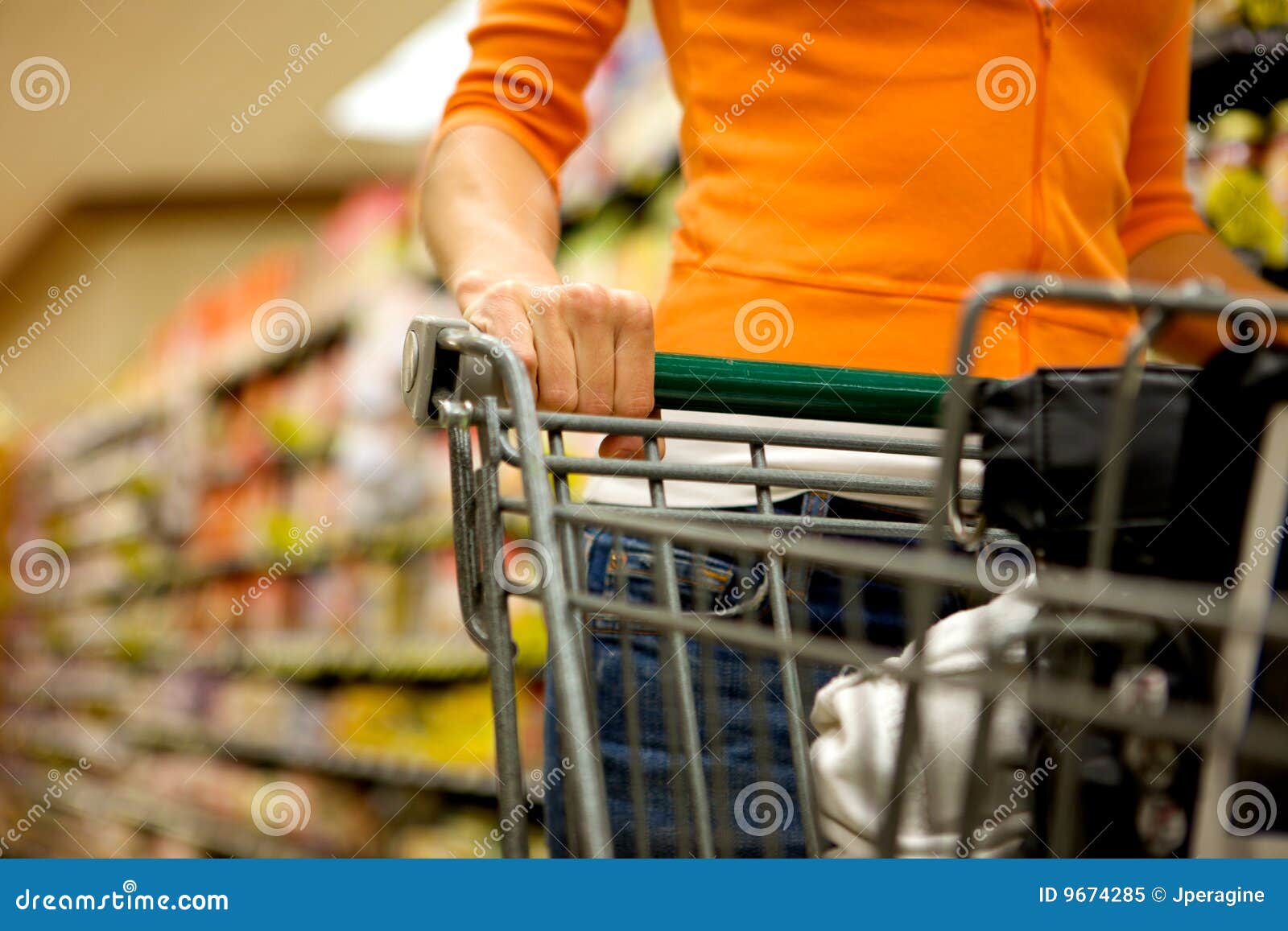 Supermarket Shopper stock image. Image of fresh, indoors - 9674285