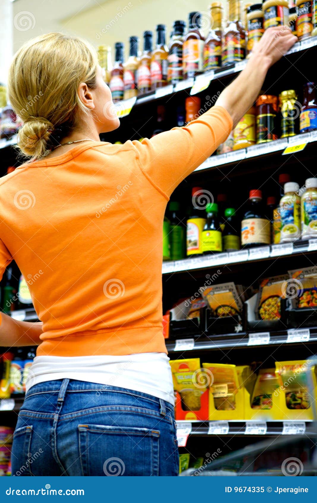 Supermarket Shopper stock image. Image of consumerism - 9674335