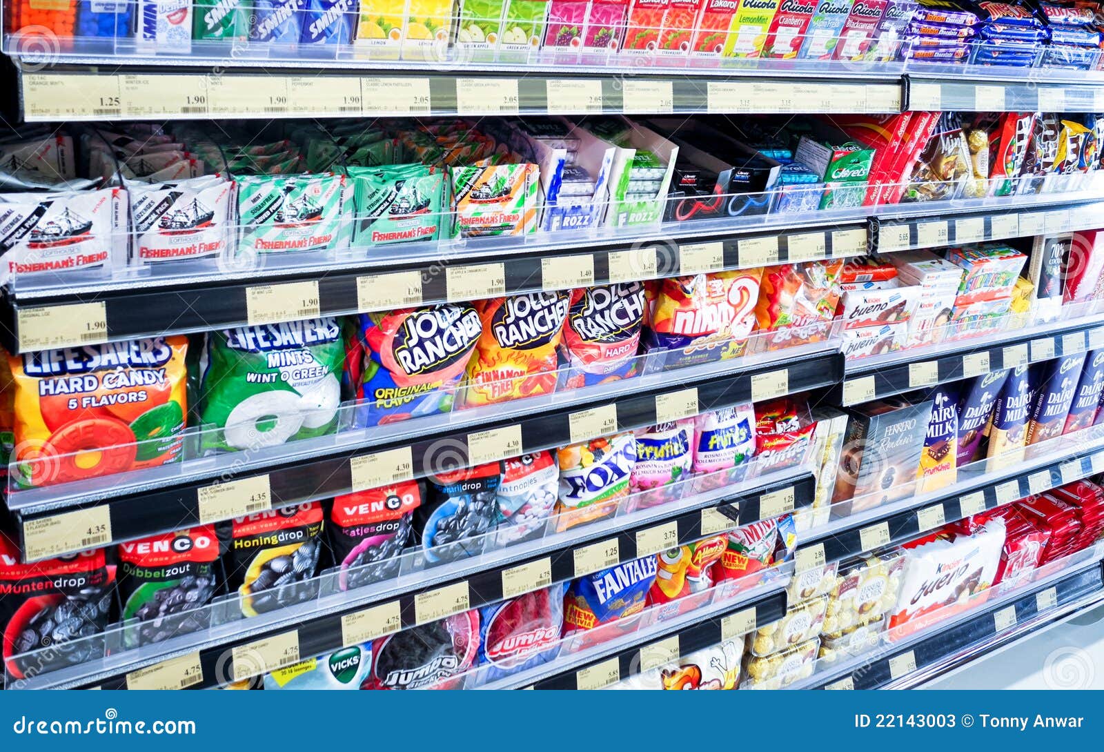 Supermarket Sweet Department Editorial Stock Photo - Image of shelves ...