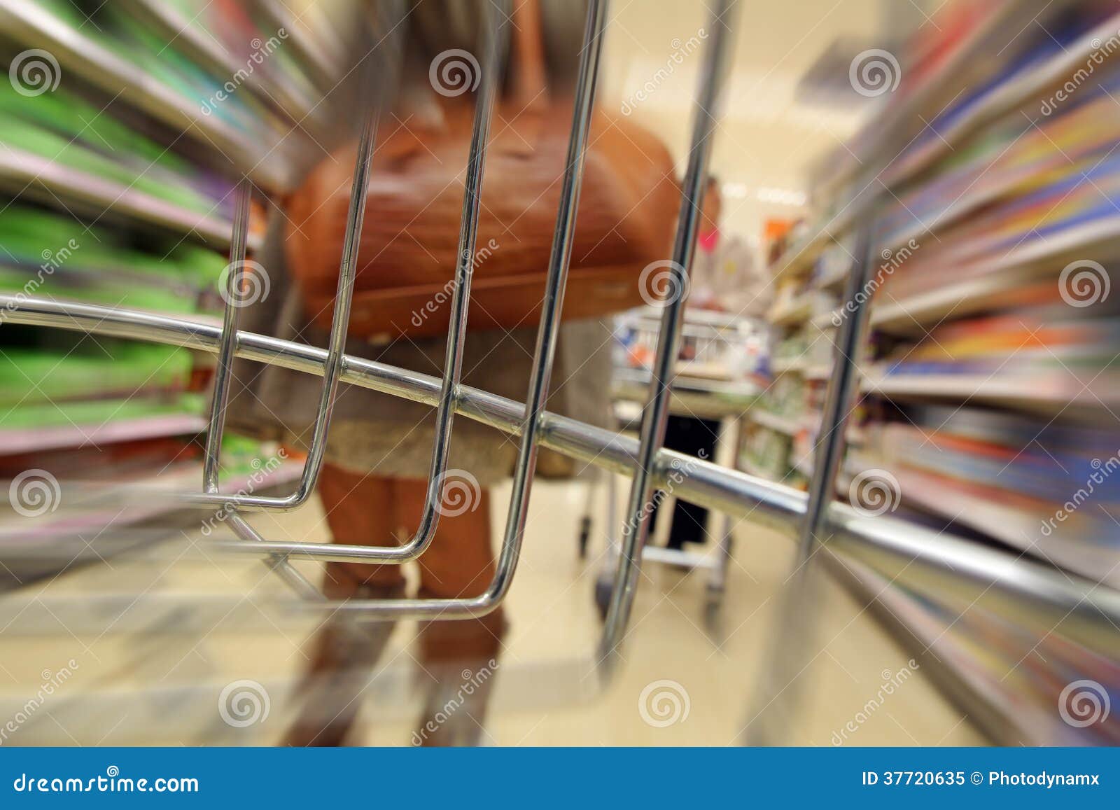 Supermarket trolley rage stock image. Image of basket - 37720635