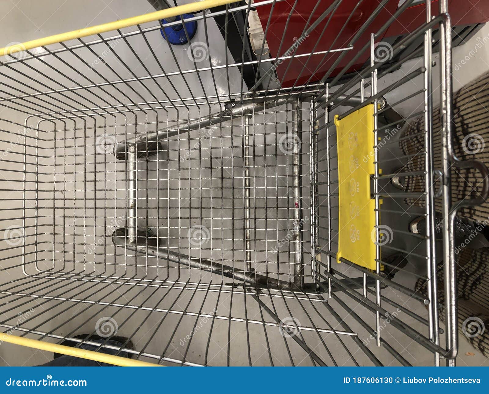 Supermarket Trolleys Picture Stock Photo - Image of commerce ...