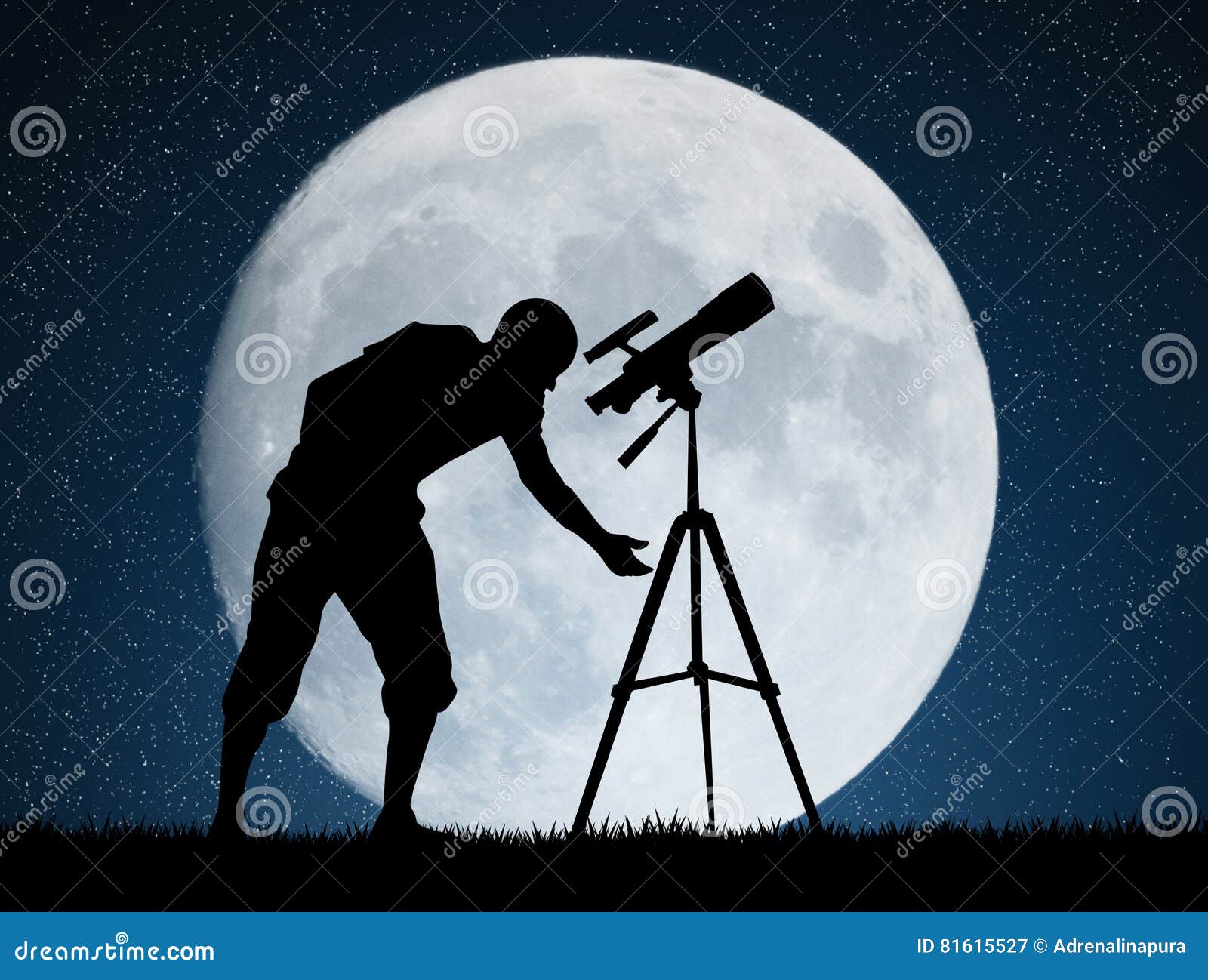 Supermoon Stock Illustration | CartoonDealer.com #81612388