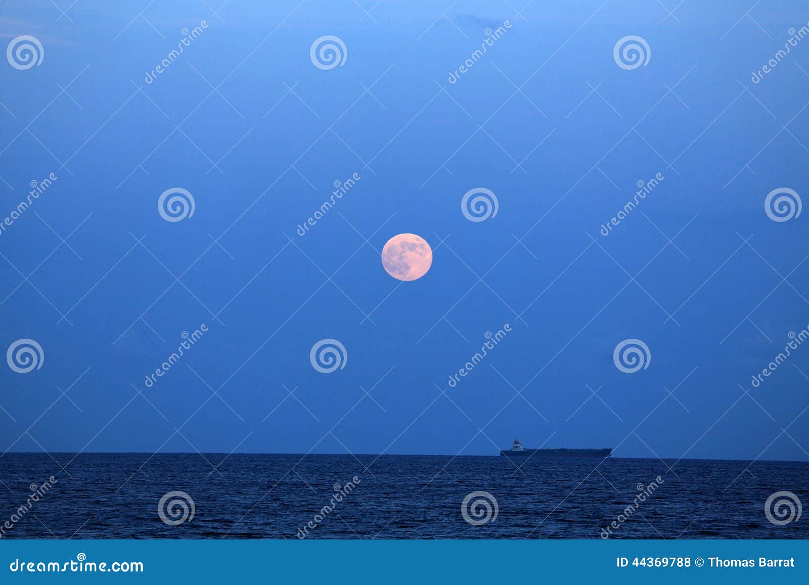 Supermoon stock photo. Image of crater, lonely, moonrise - 44369788