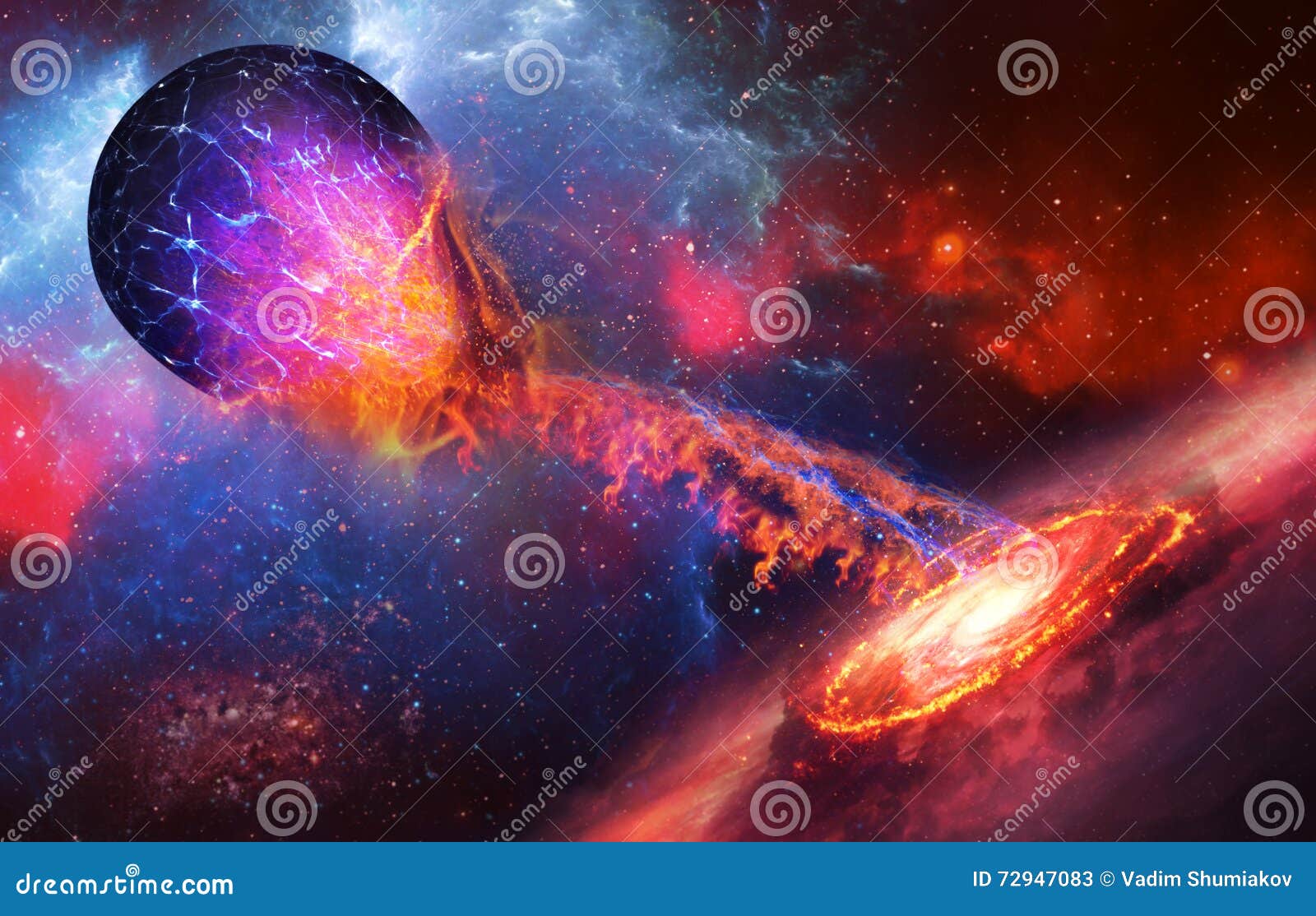 Star Absorbs Rays. Animation. Bright Point Absorbs Colored Rays Of ...