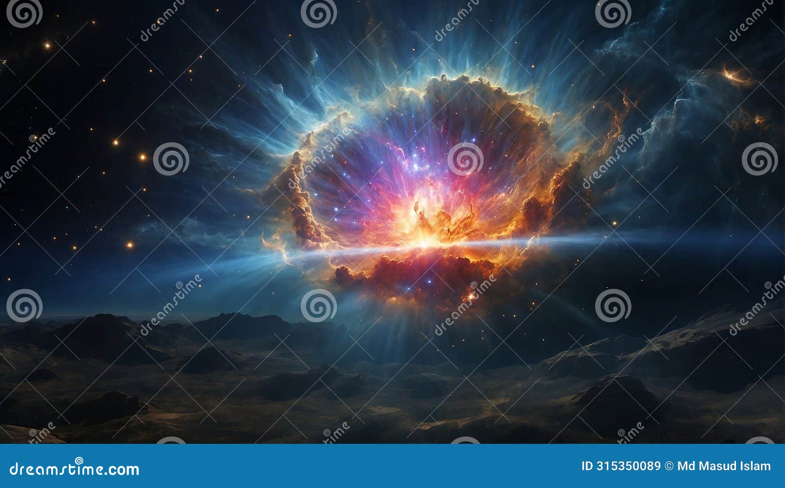 A Supernova Exploring the Culmination of a Massive Sun Life Cycle Stock ...