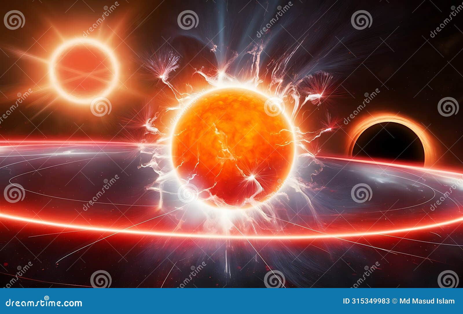 A Supernova Exploring the Culmination of a Massive Sun Life Cycle Stock ...