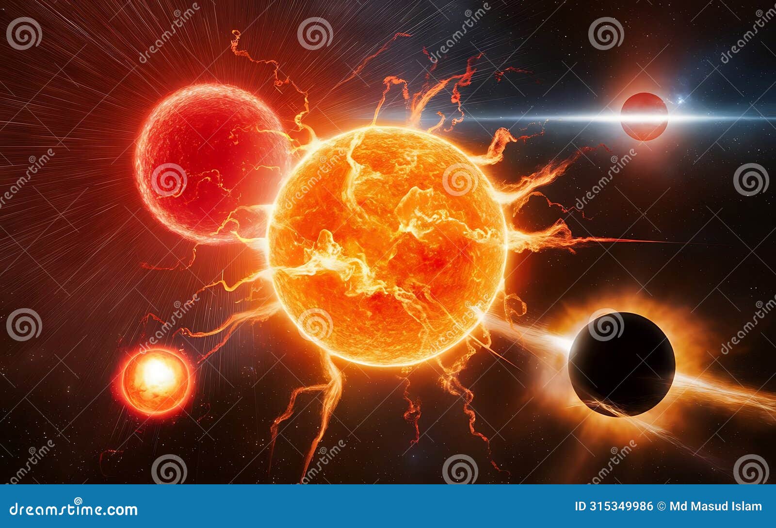 A Supernova Exploring the Culmination of a Massive Sun Life Cycle Stock ...