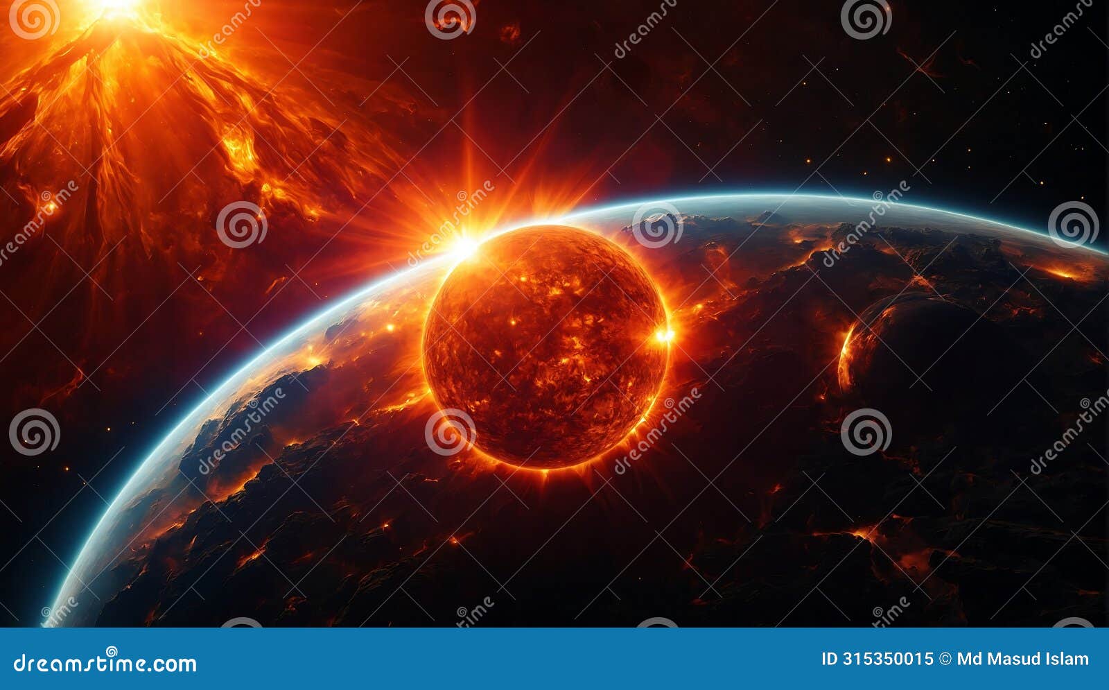 A Supernova Exploring the Culmination of a Massive Sun Life Cycle Stock ...