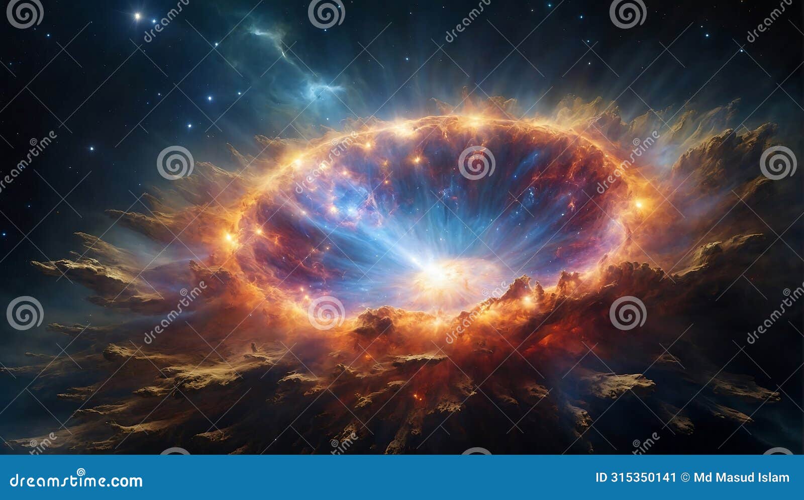 A Supernova Exploring the Culmination of a Massive Sun Life Cycle Stock ...