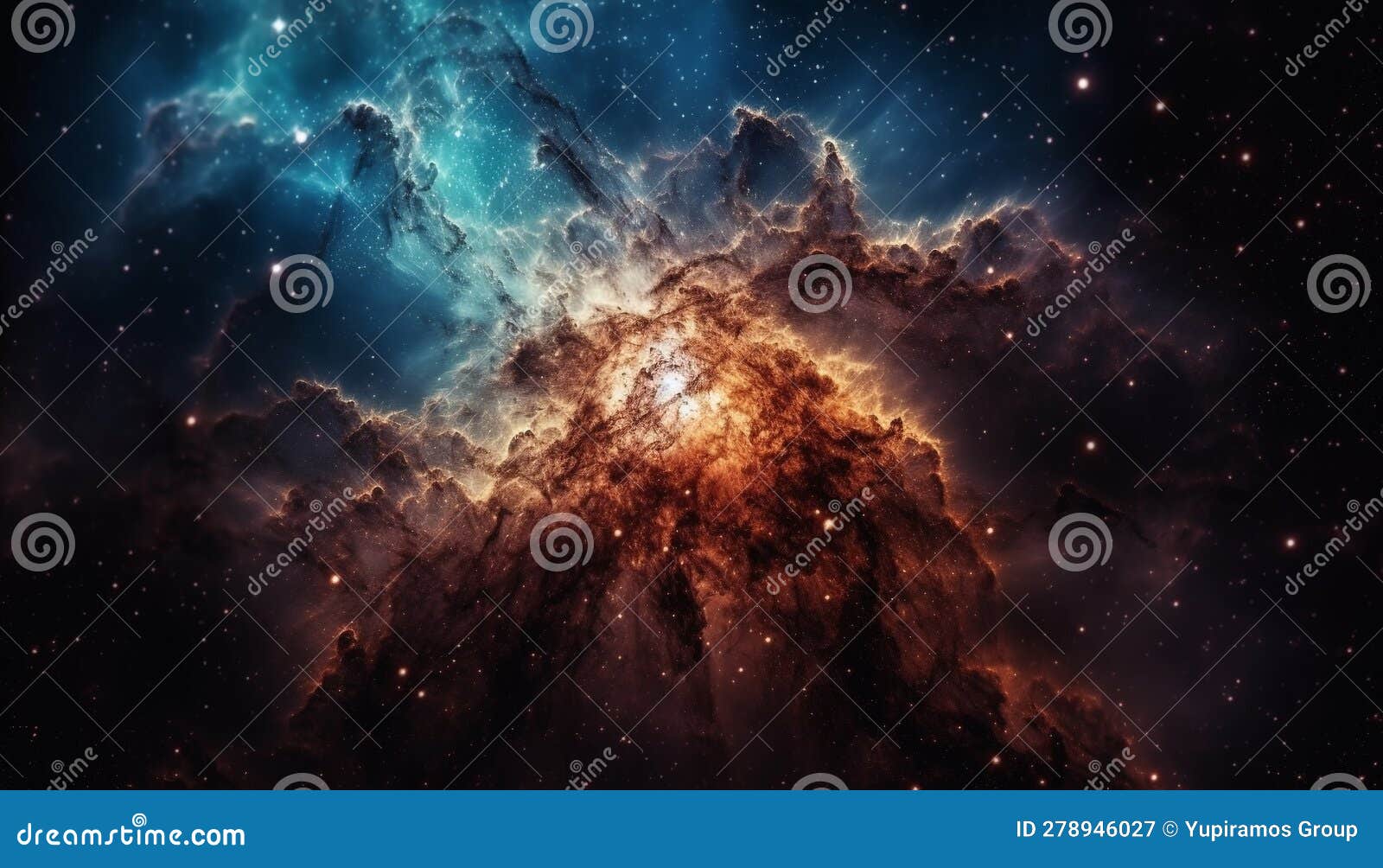 Supernova Explosion Creates Abstract Star Field in Deep Space Landscape ...