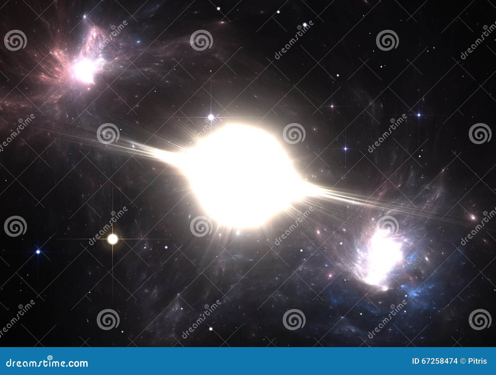 Supernova Explosion stock illustration. Illustration of explosion ...