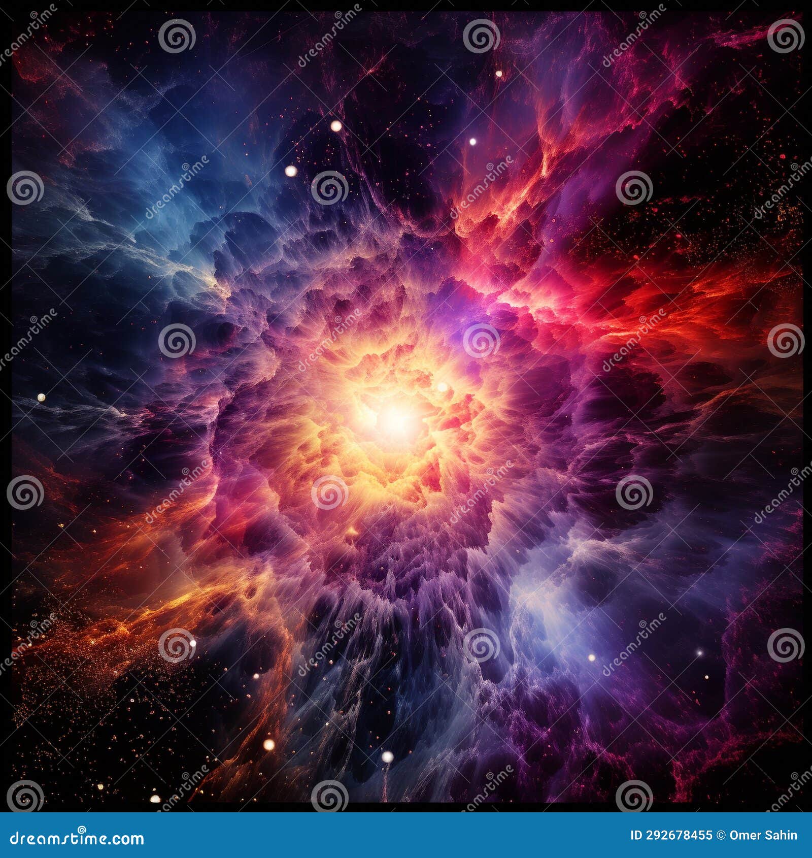 Explosive Supernova Event In Deep Space Galaxy Captured With Vibrant ...