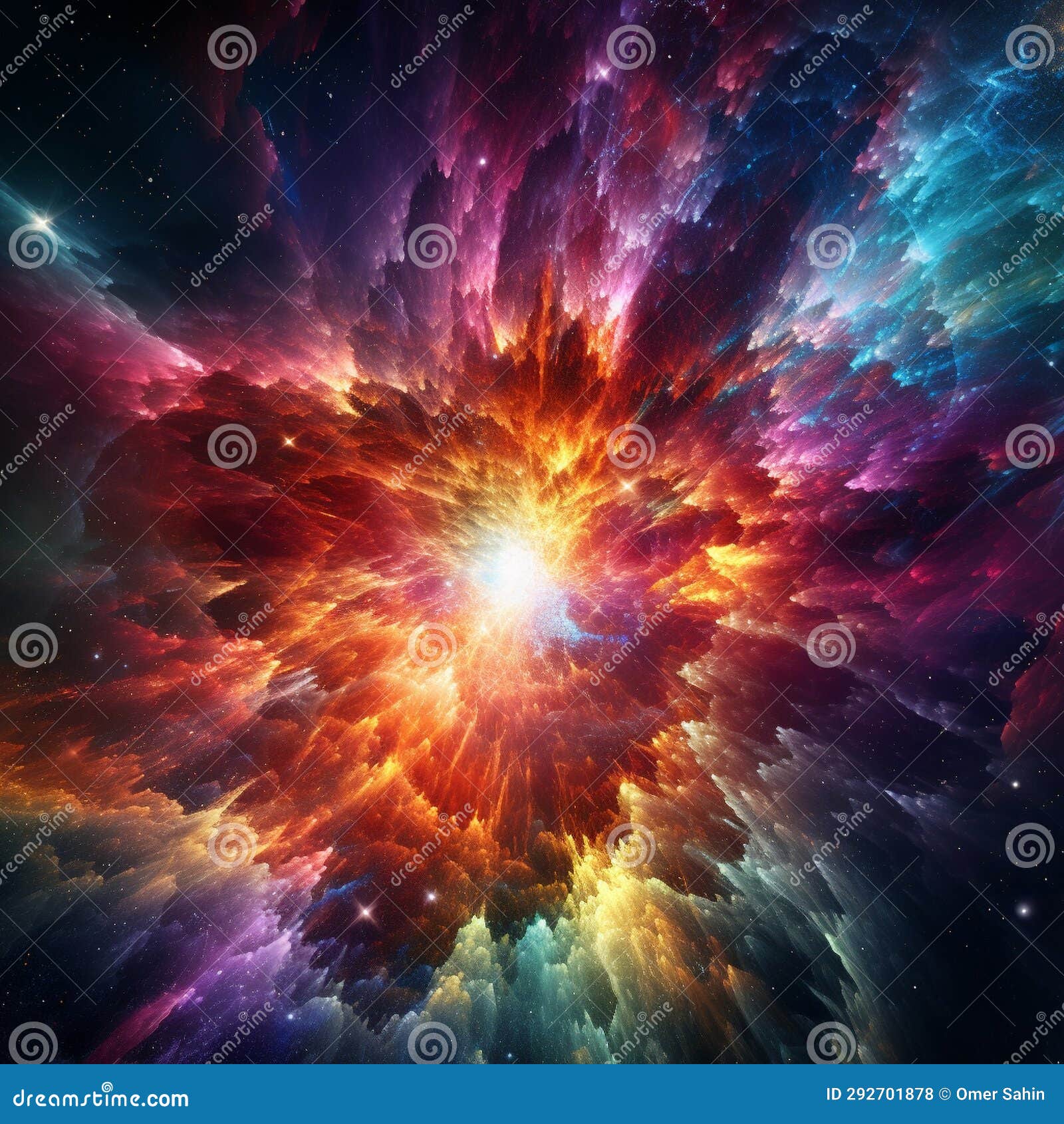 Supernova Rapture: Splendor Unleashed in an Explosive Burst Stock ...