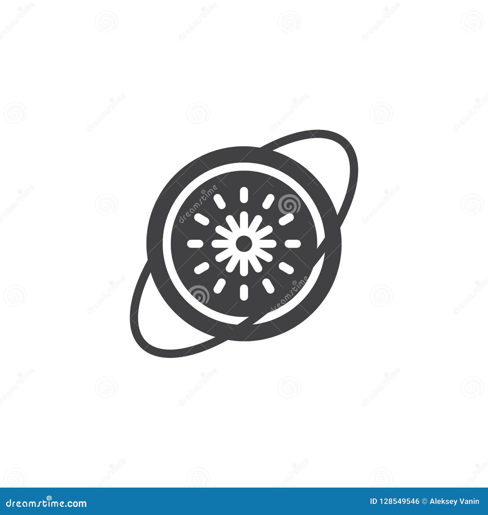 Supernova star vector icon stock vector. Illustration of explosion ...