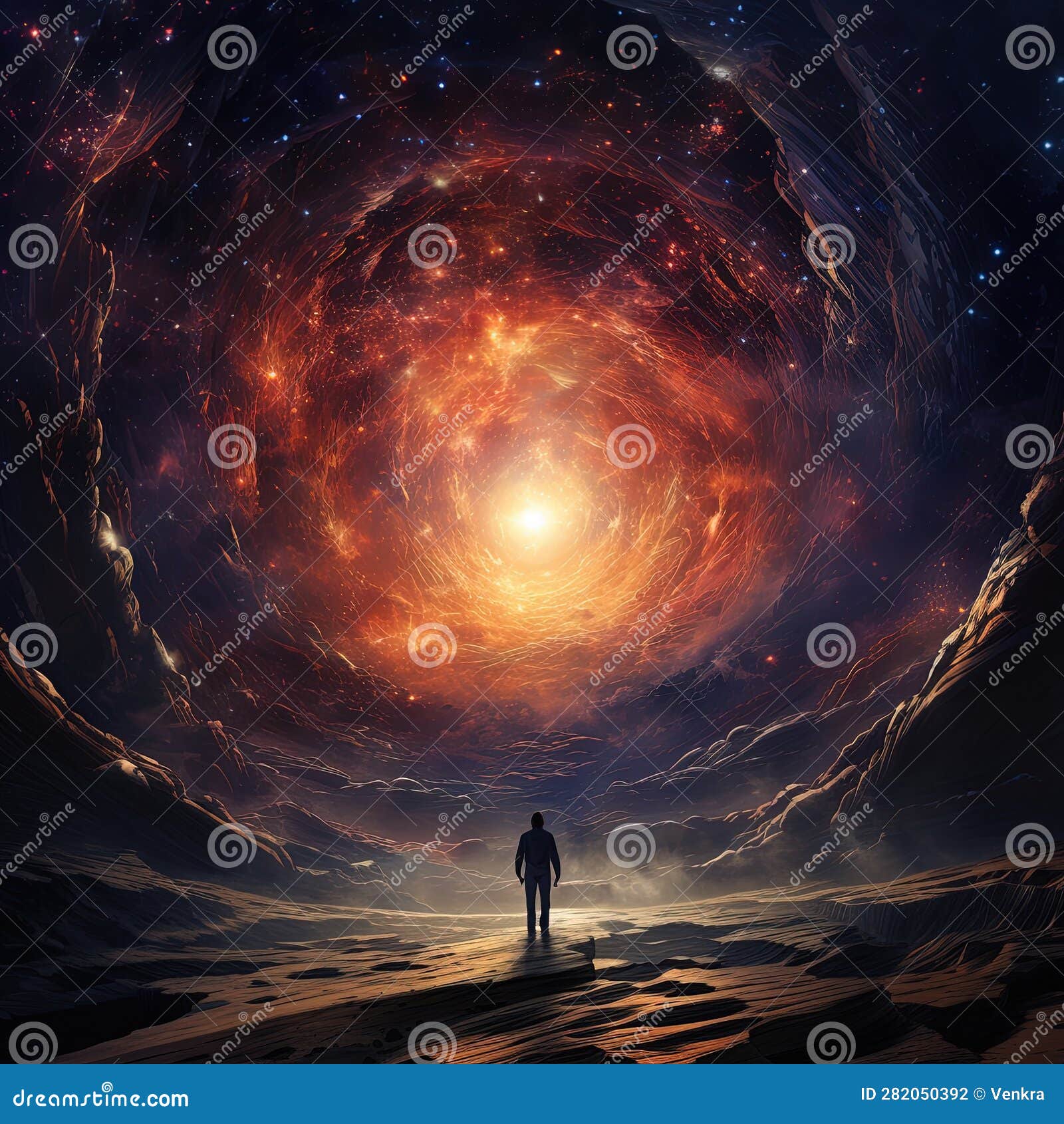 Supernova the Universe Creator Vector Art Stock Illustration ...