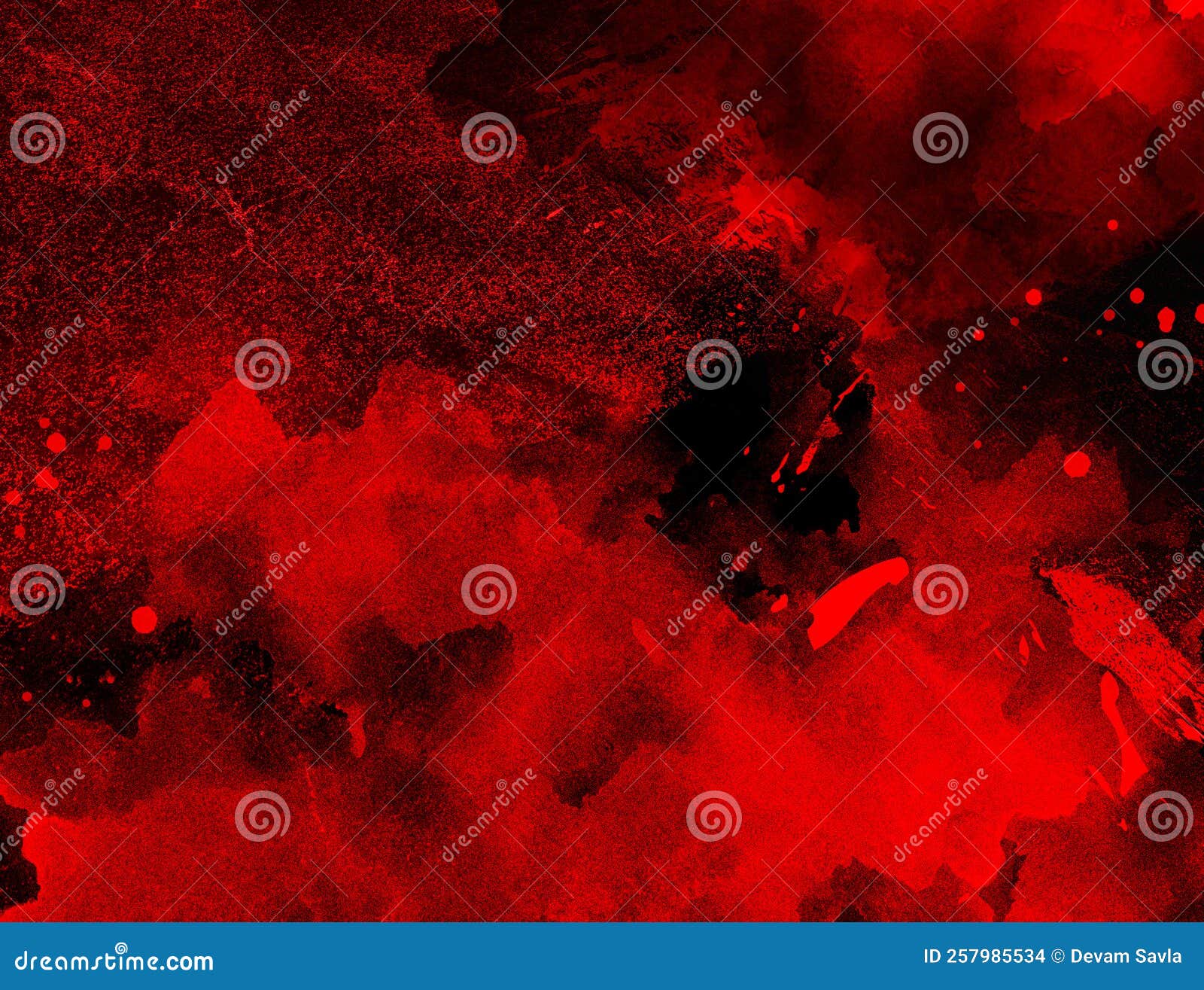 Red Jittery Watercolor Blood Paint Liquified Abstract Vivid Background ...