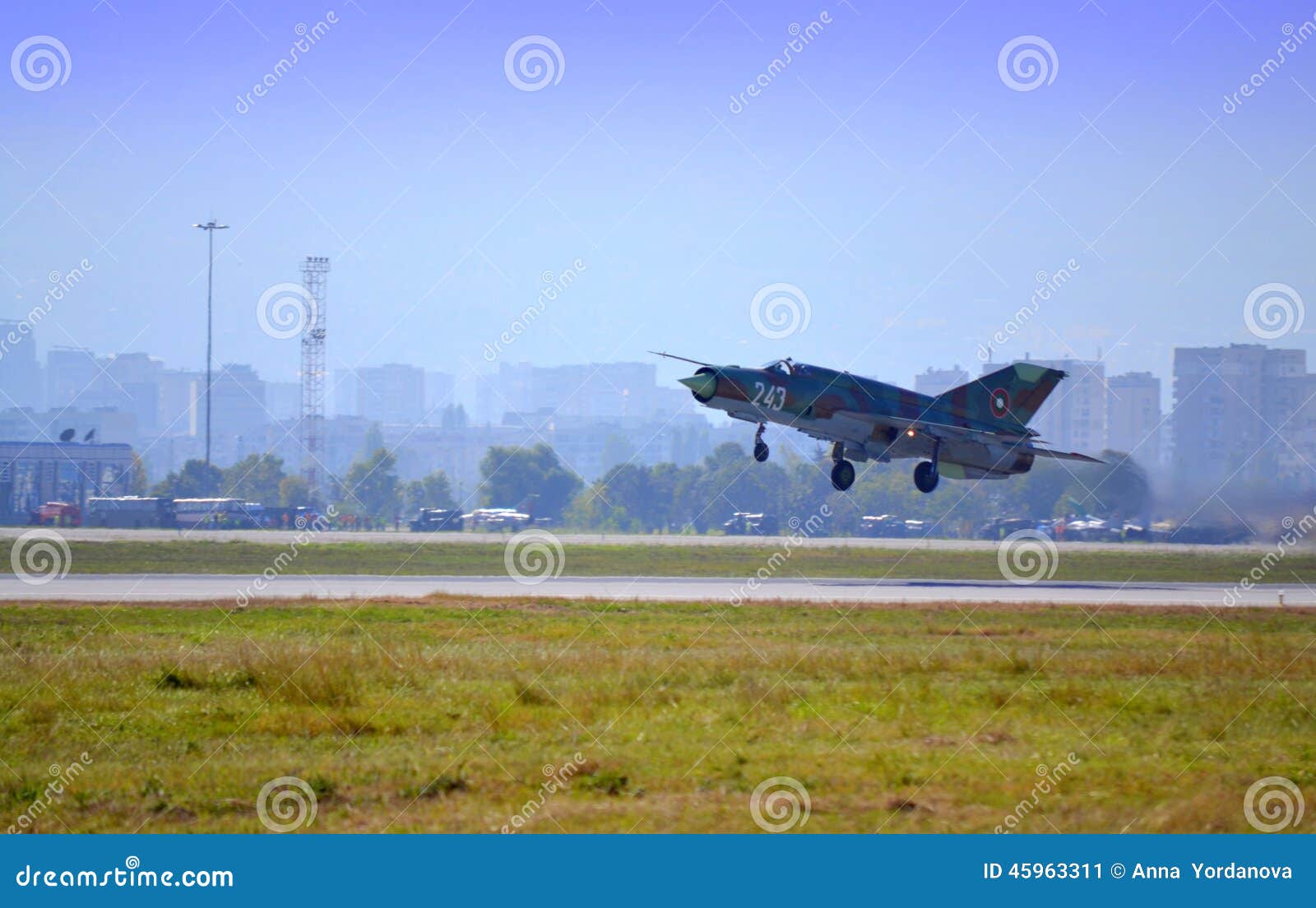 Supersonic Turbojet Landing Editorial Photo - Image of force, power ...