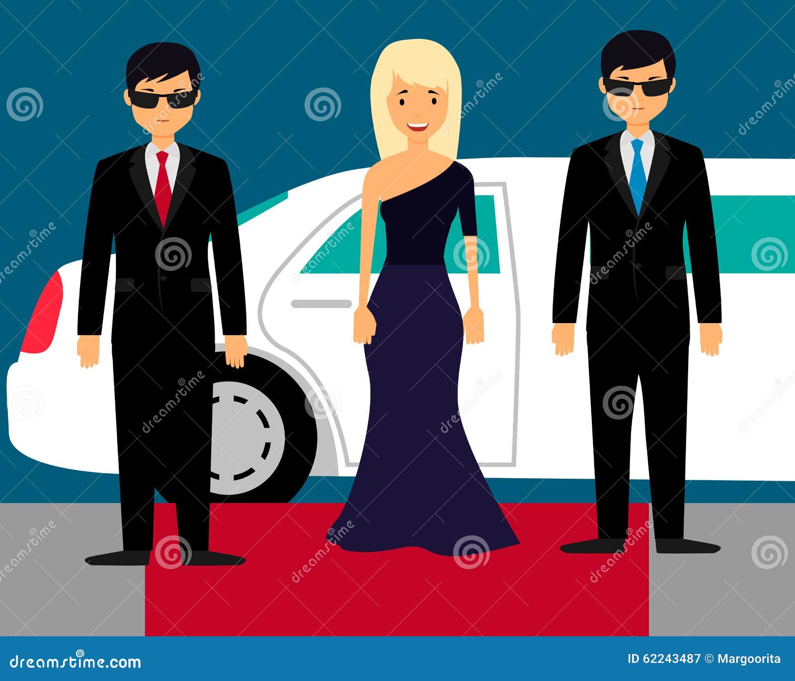 Bodyguards And Female Celebrity Cartoon Characters | CartoonDealer.com ...