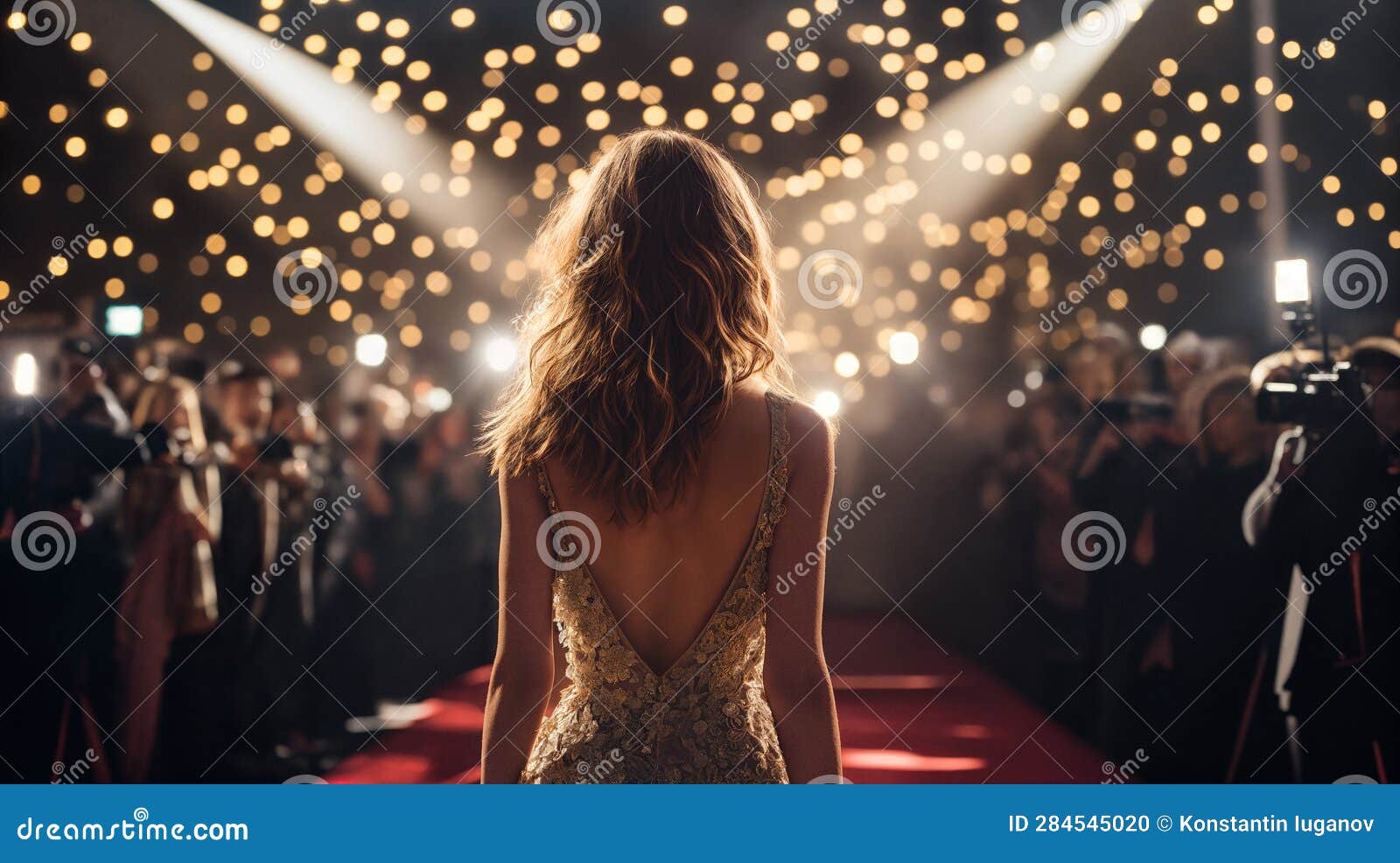 Superstar On The Red Carpet Stock Photo | CartoonDealer.com #284545020