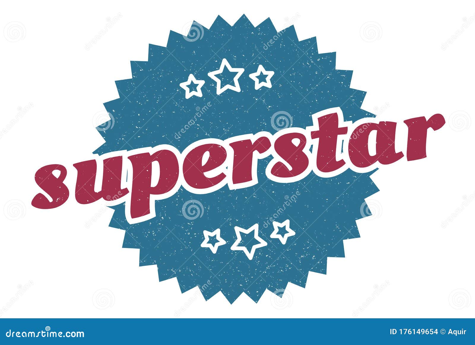 Superstar Sign. Superstar Vintage Retro Label Stock Vector ...