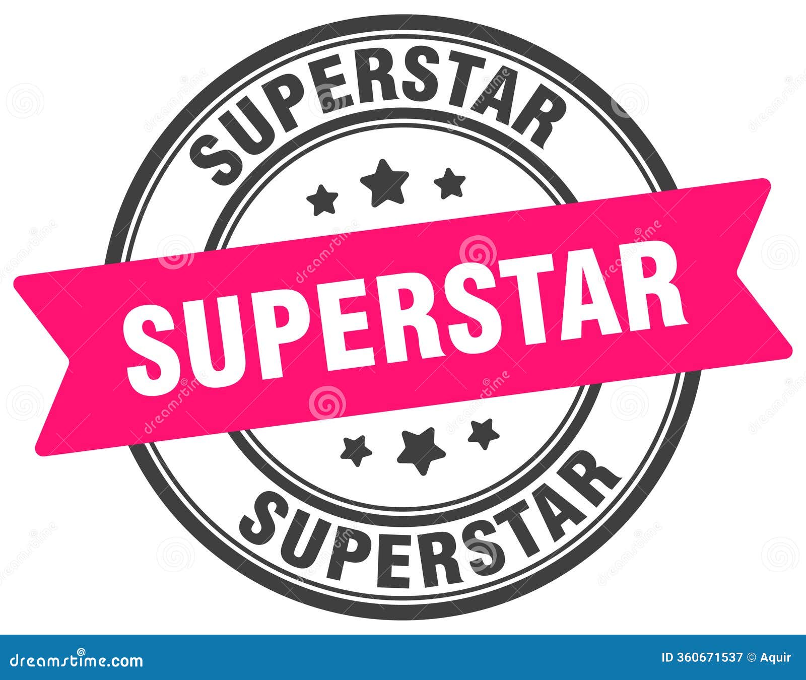 Superstar Stamp. Superstar Label On Transparent Background. Round Sign ...