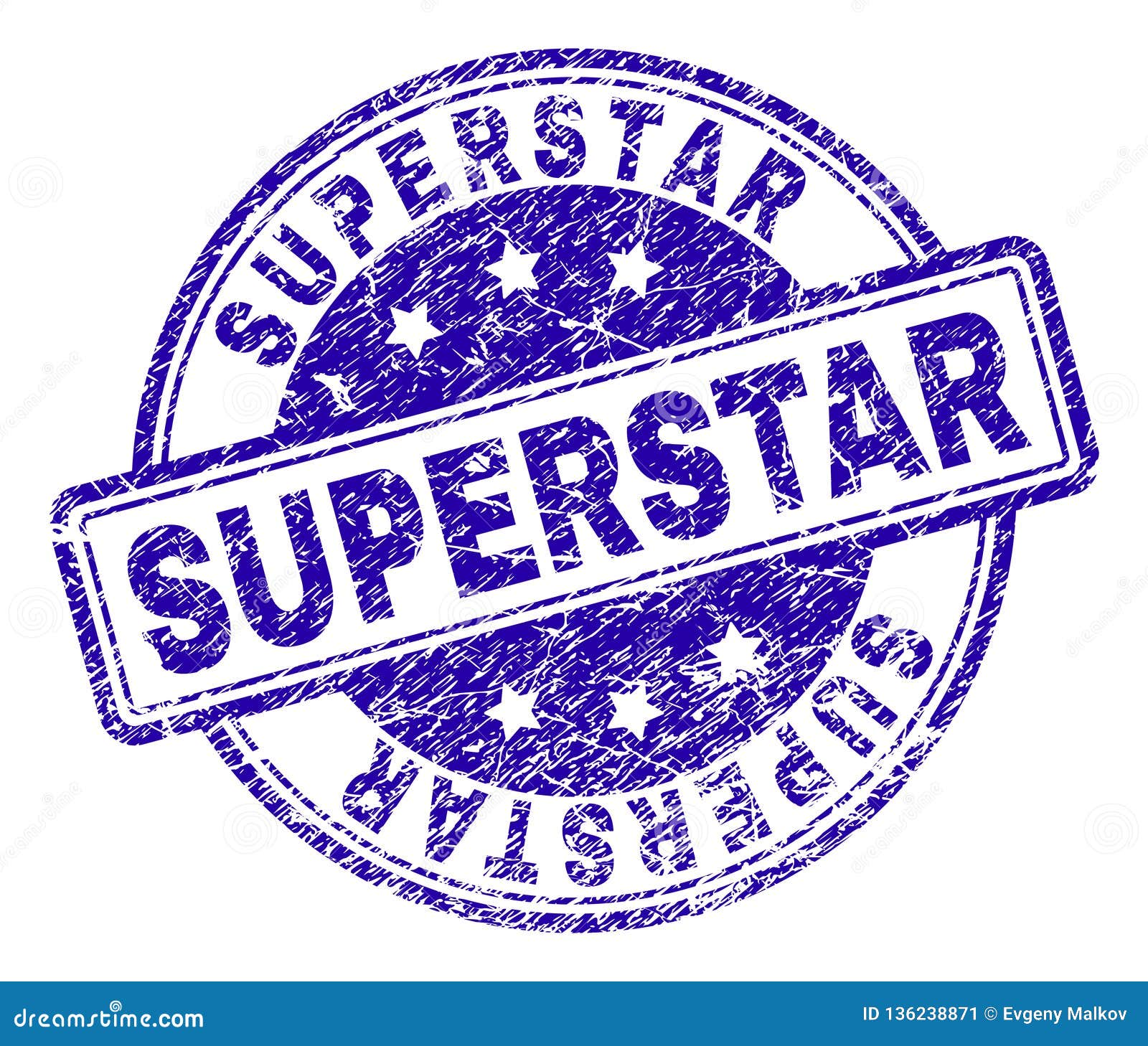 Grunge Textured SUPERSTAR Stamp Seal Stock Vector - Illustration of ...