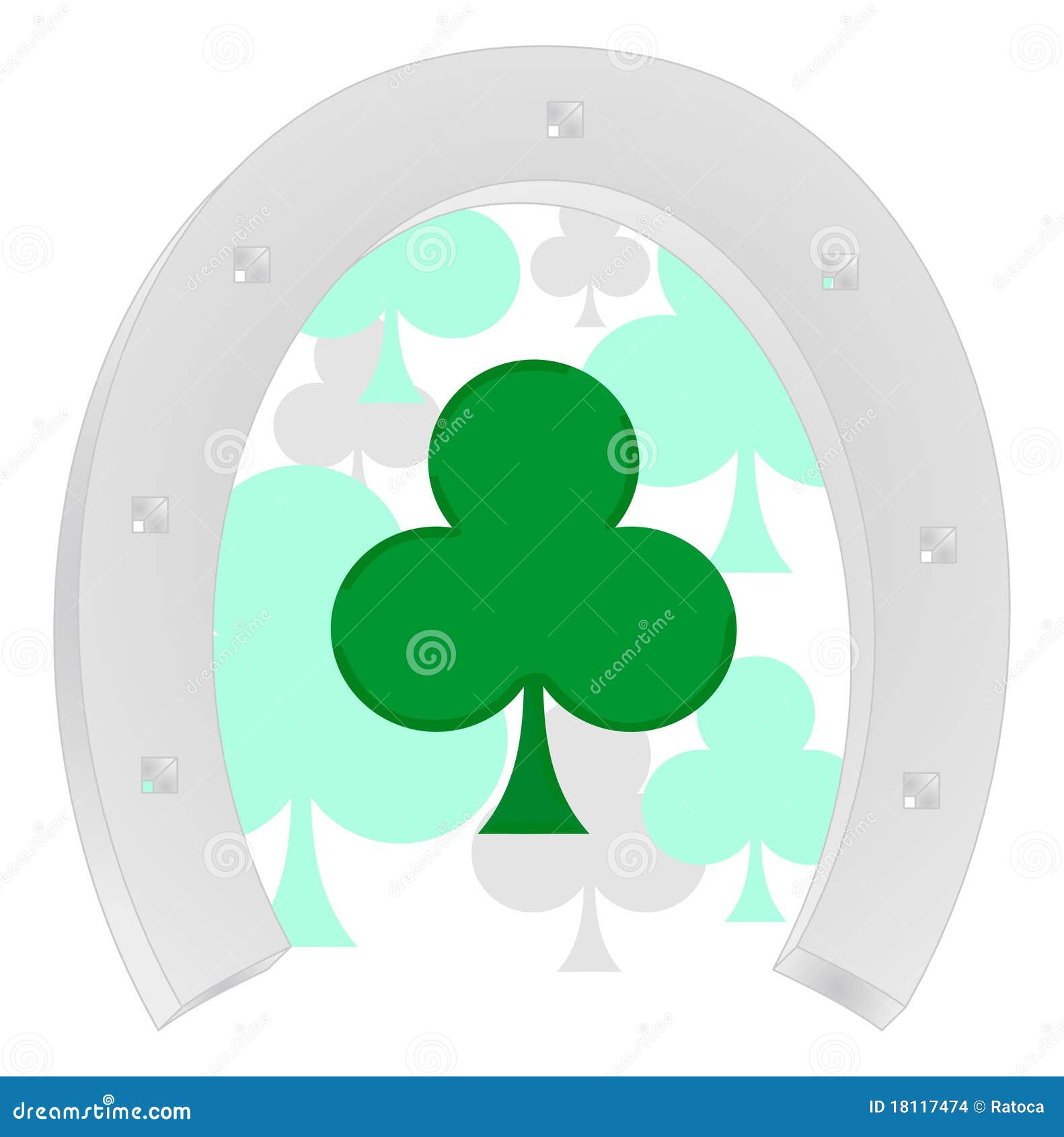 Superstition stock vector. Illustration of symbol, treasure - 18117474