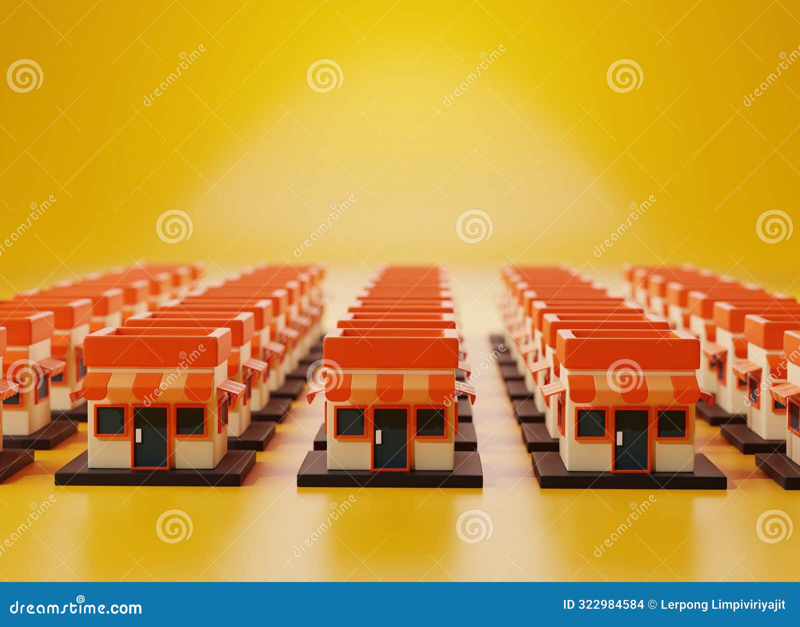 Superstore with Our Engaging 3D Store Front Icon. 3D Render Stock ...